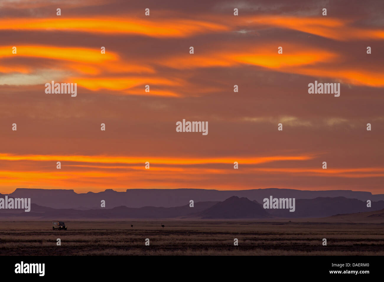 desert in Namibia at sunset, Namibia, Namib Naukluft National Park ...