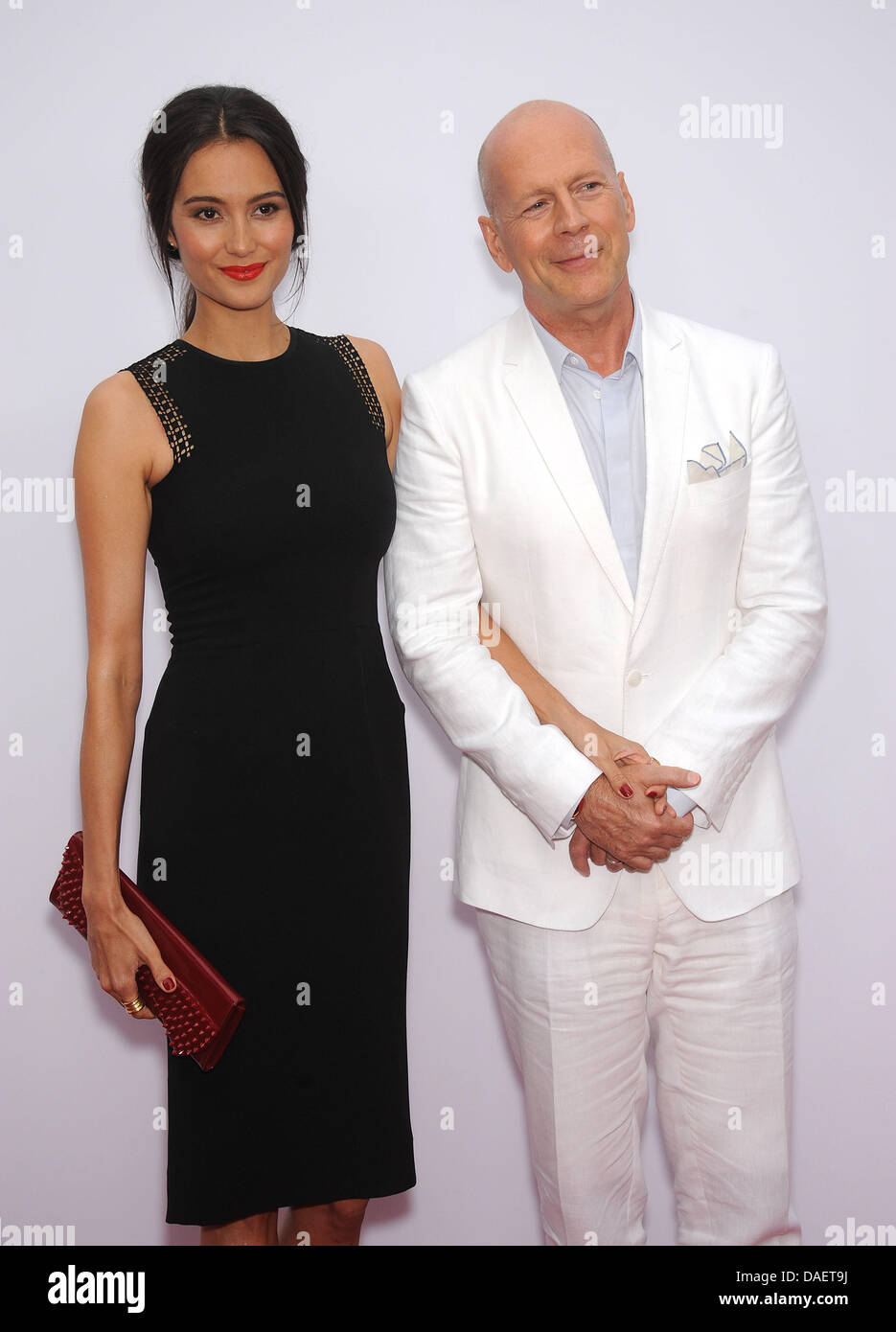 Westwood, California, USA. 11th July, 2013. Bruce Willis & Emma Heming ...