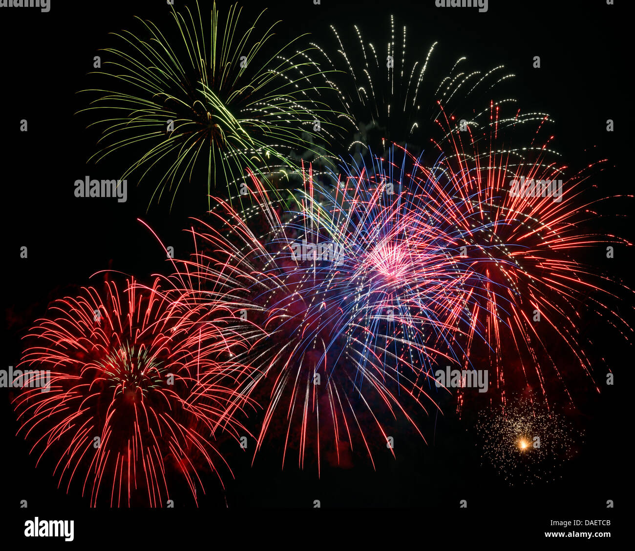 4th of July fireworks display Stock Photo - Alamy