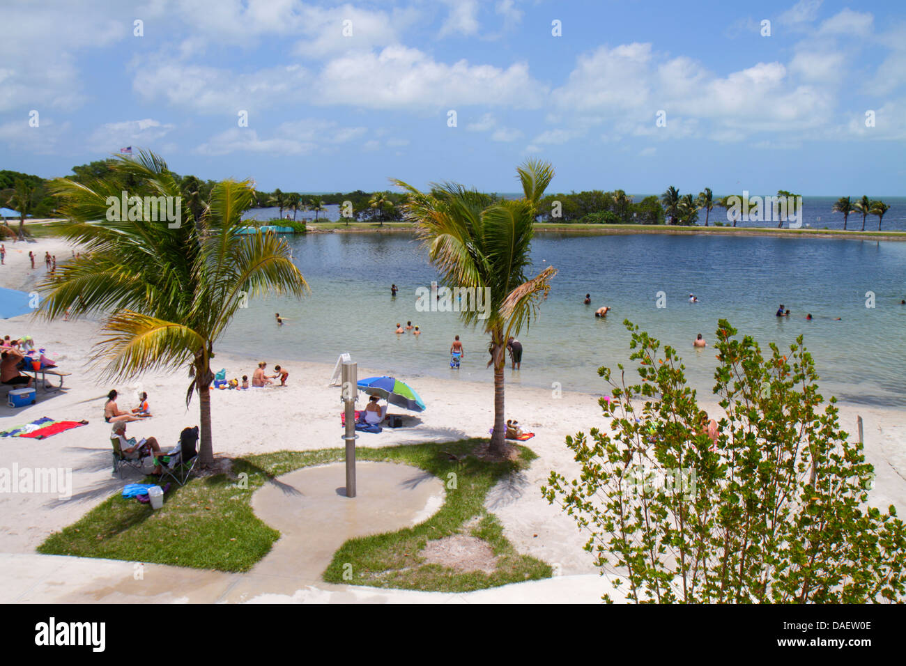 Miami Florida,Homestead,Homestead Bayfront Park,Biscayne Bay,sunbathers ...