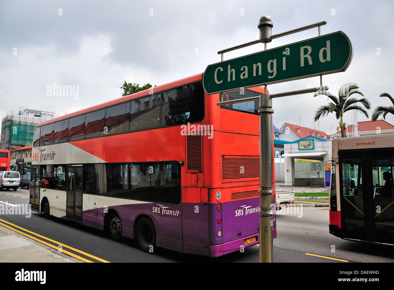 Changi Road Singapore Stock Photo - Alamy