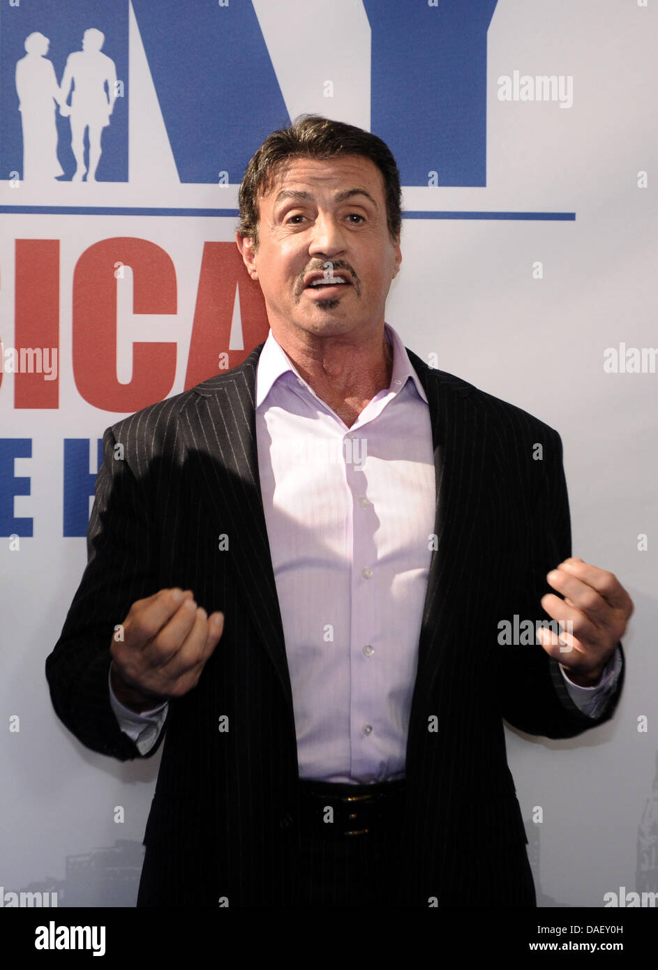 Actor sylvester stallone poses hi-res stock photography and images - Alamy