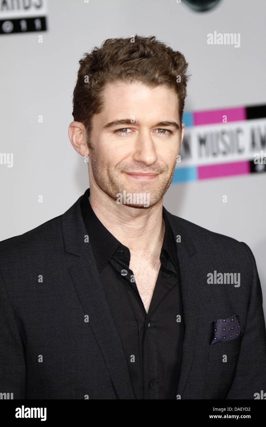 Actor Matthew Morrison arrives at the 2011 American Music Awards at ...