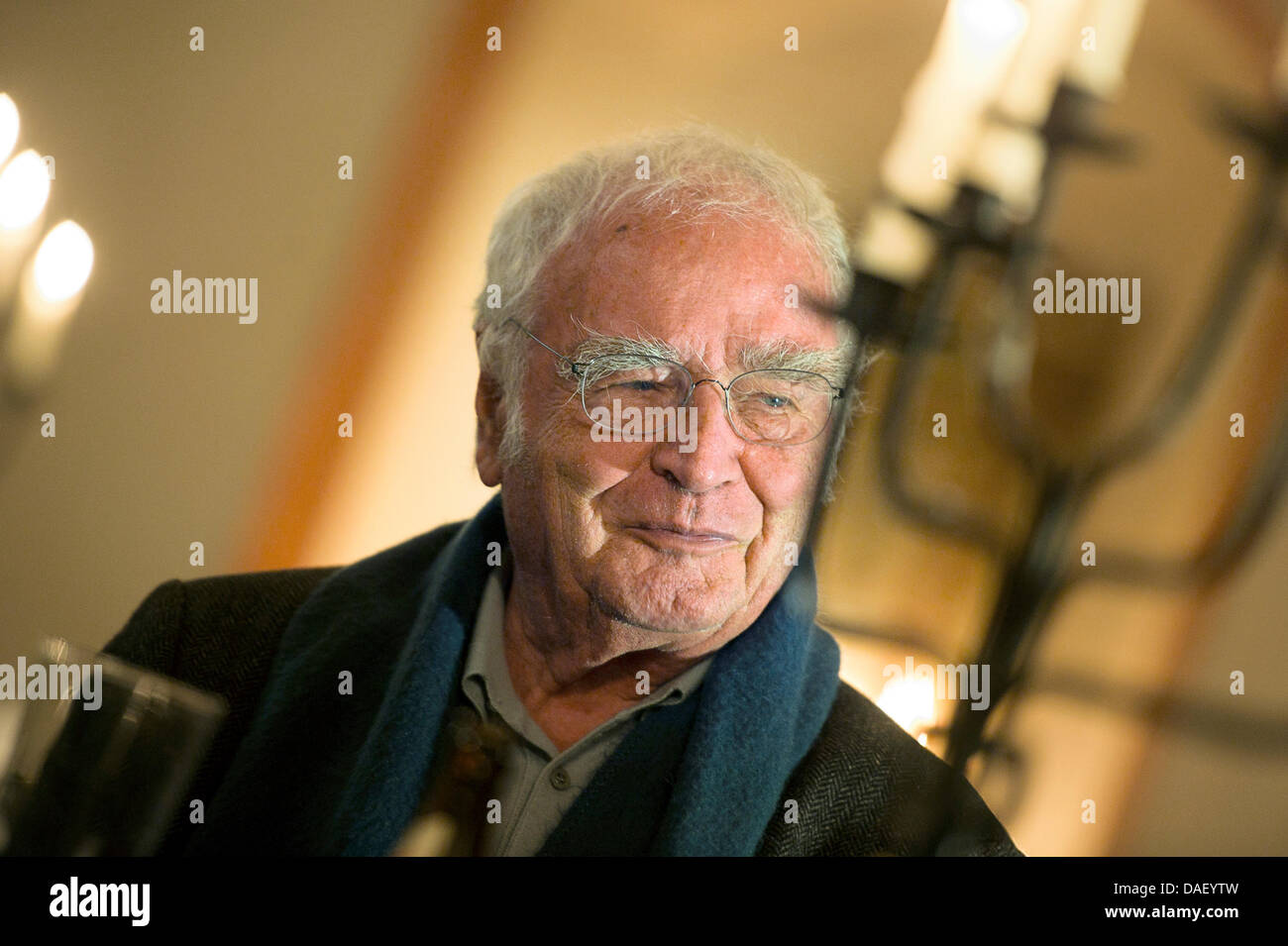 German author Martin Walser at Scharfenberg Palace in Scharfenberg ...