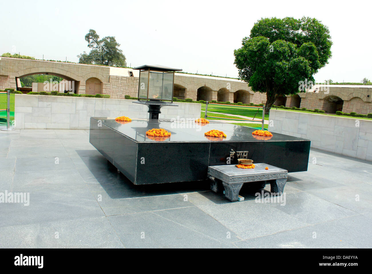 The Raj Ghat, Site of Mahatma Gandhi's cremation; New Delhi; India ...