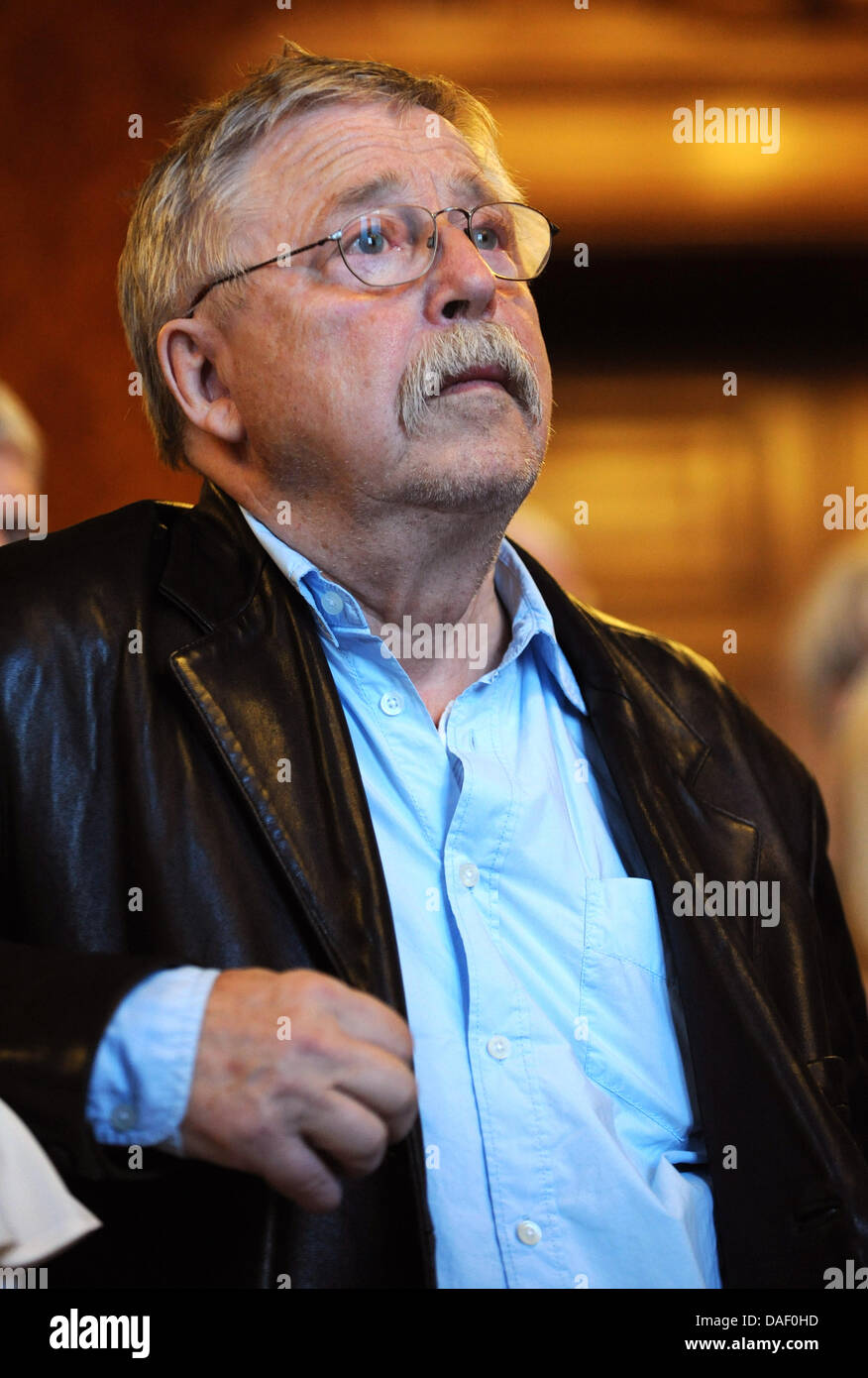 German singer-songwriter Wolf Biermann follows the speech by Hamburg's ...