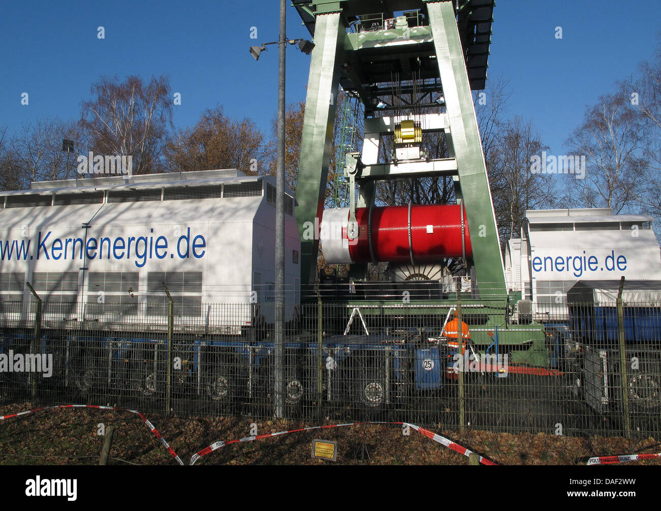 Nuclear waste train hi-res stock photography and images - Alamy