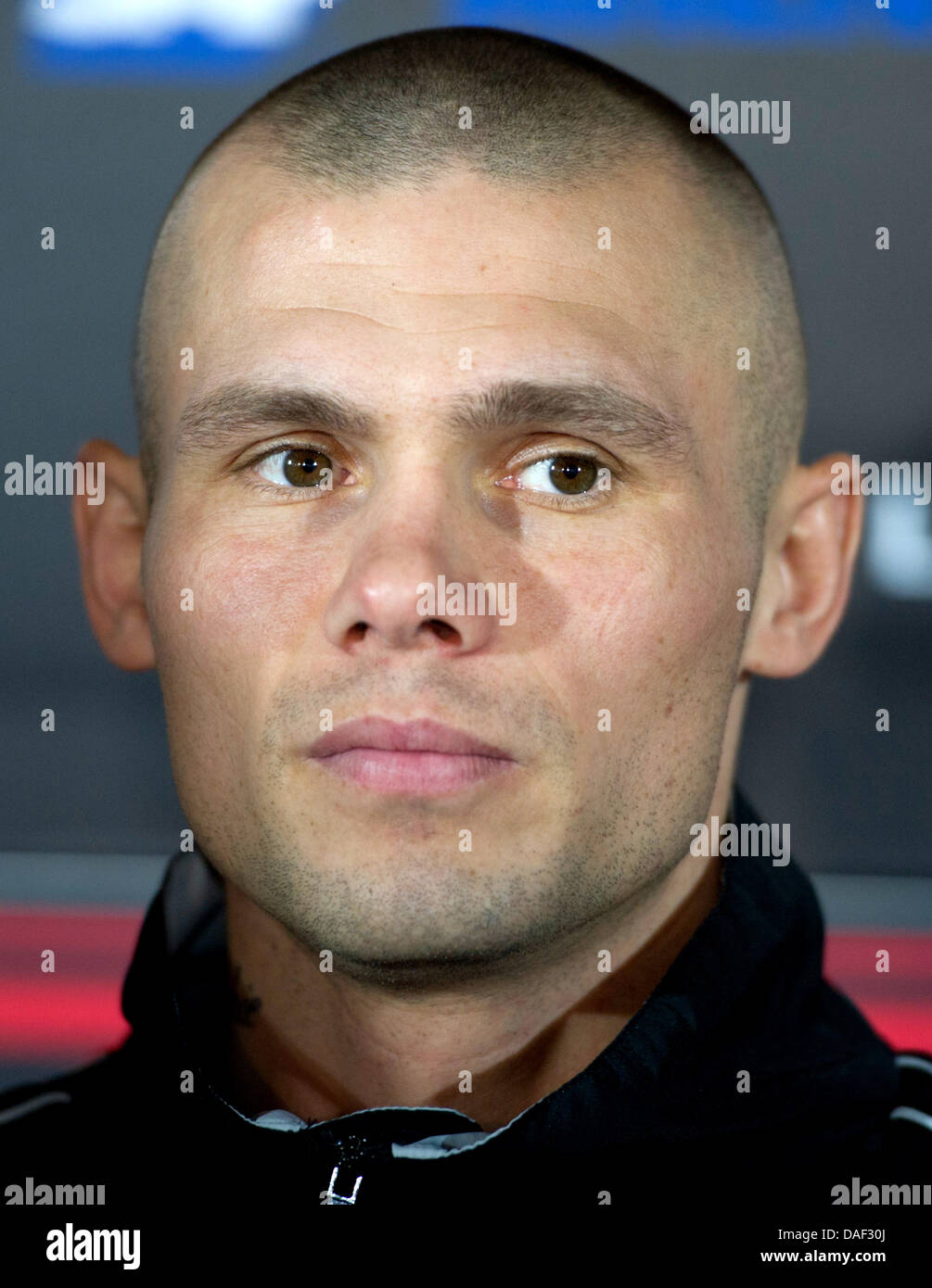 The British boxing professional Martin Murray attends a press ...