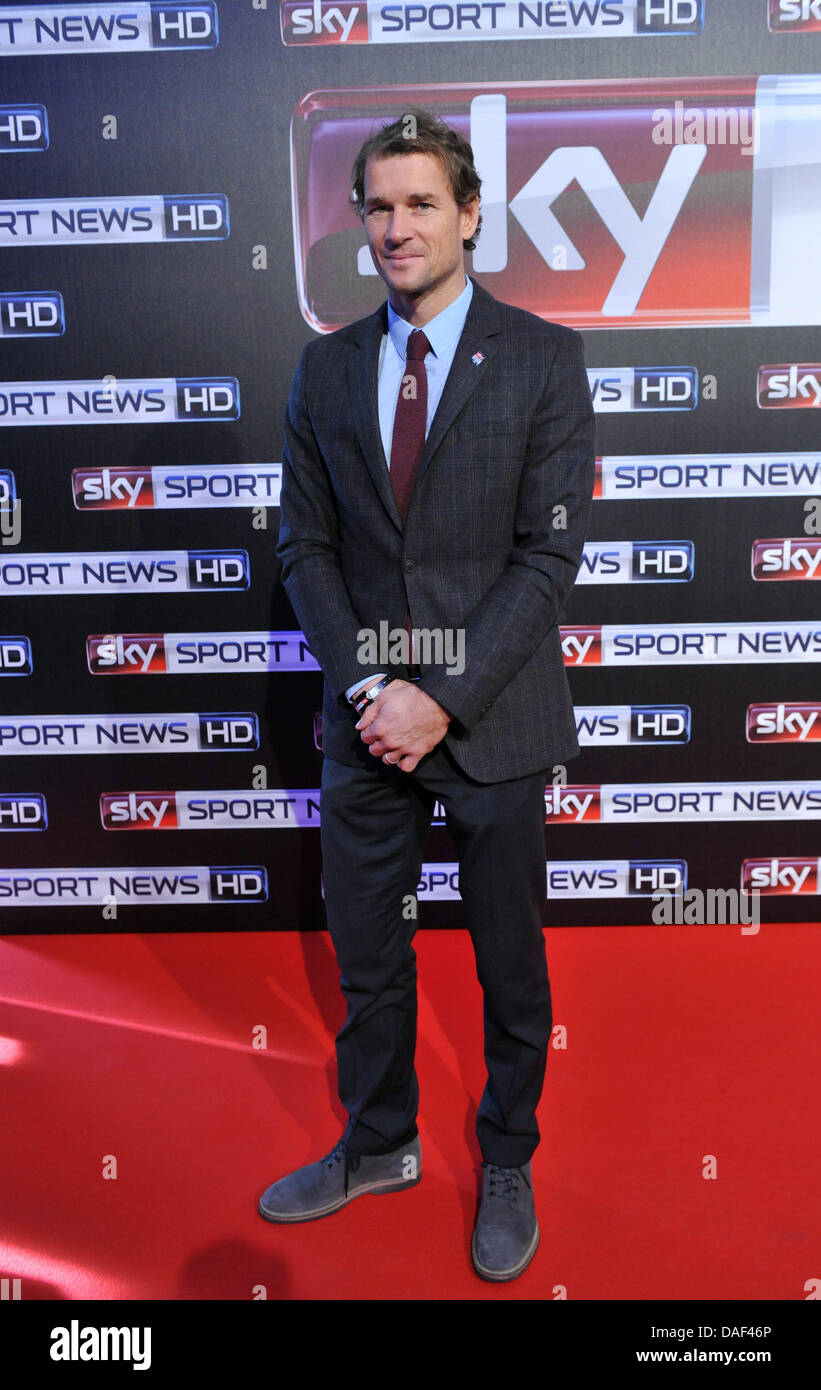 Former national goalkeeper Jens Lehmann arrives to the launch party of ...
