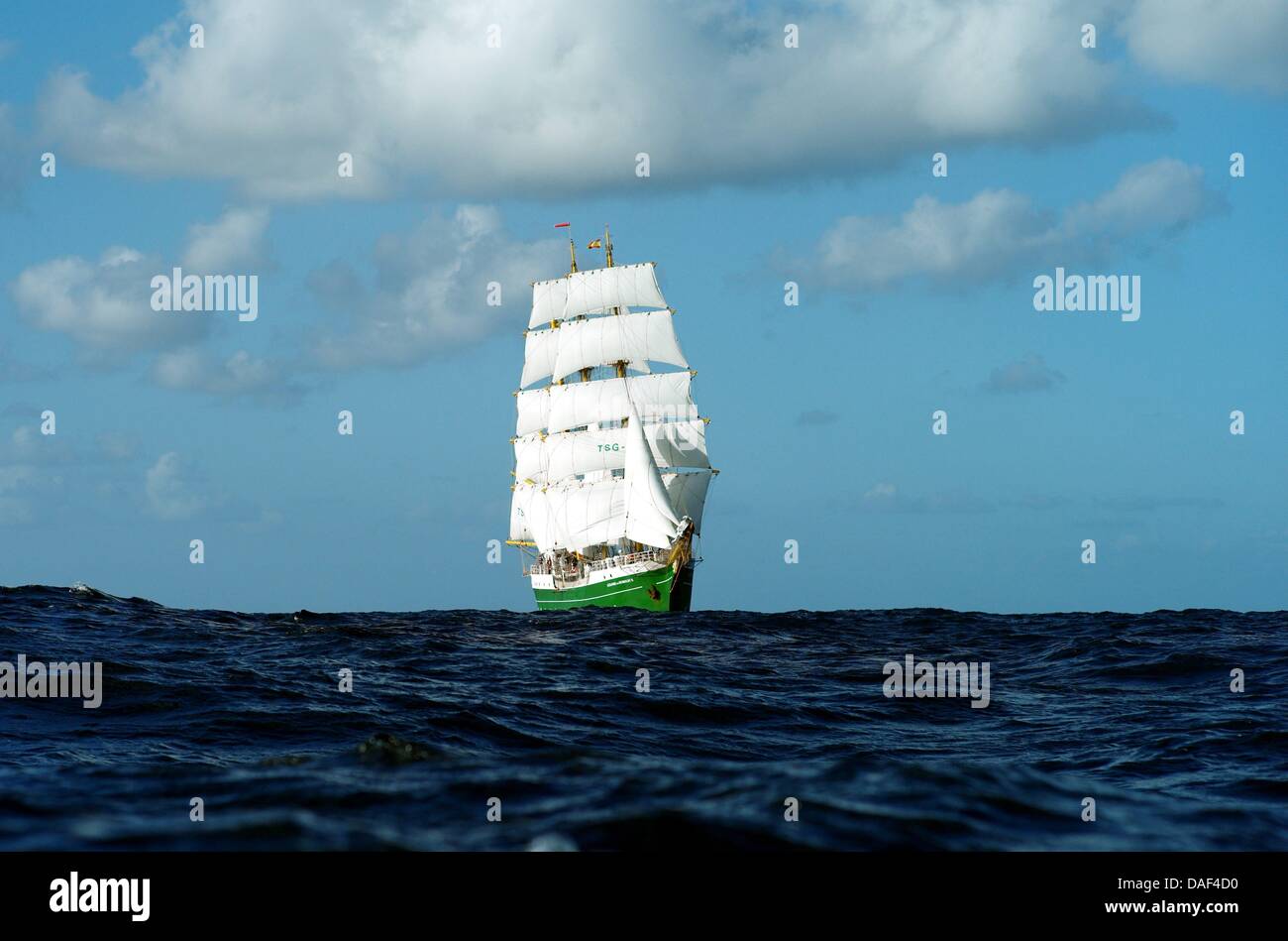 The new Alexander von Humboldt II sailing vessel sails the Atlantic off ...