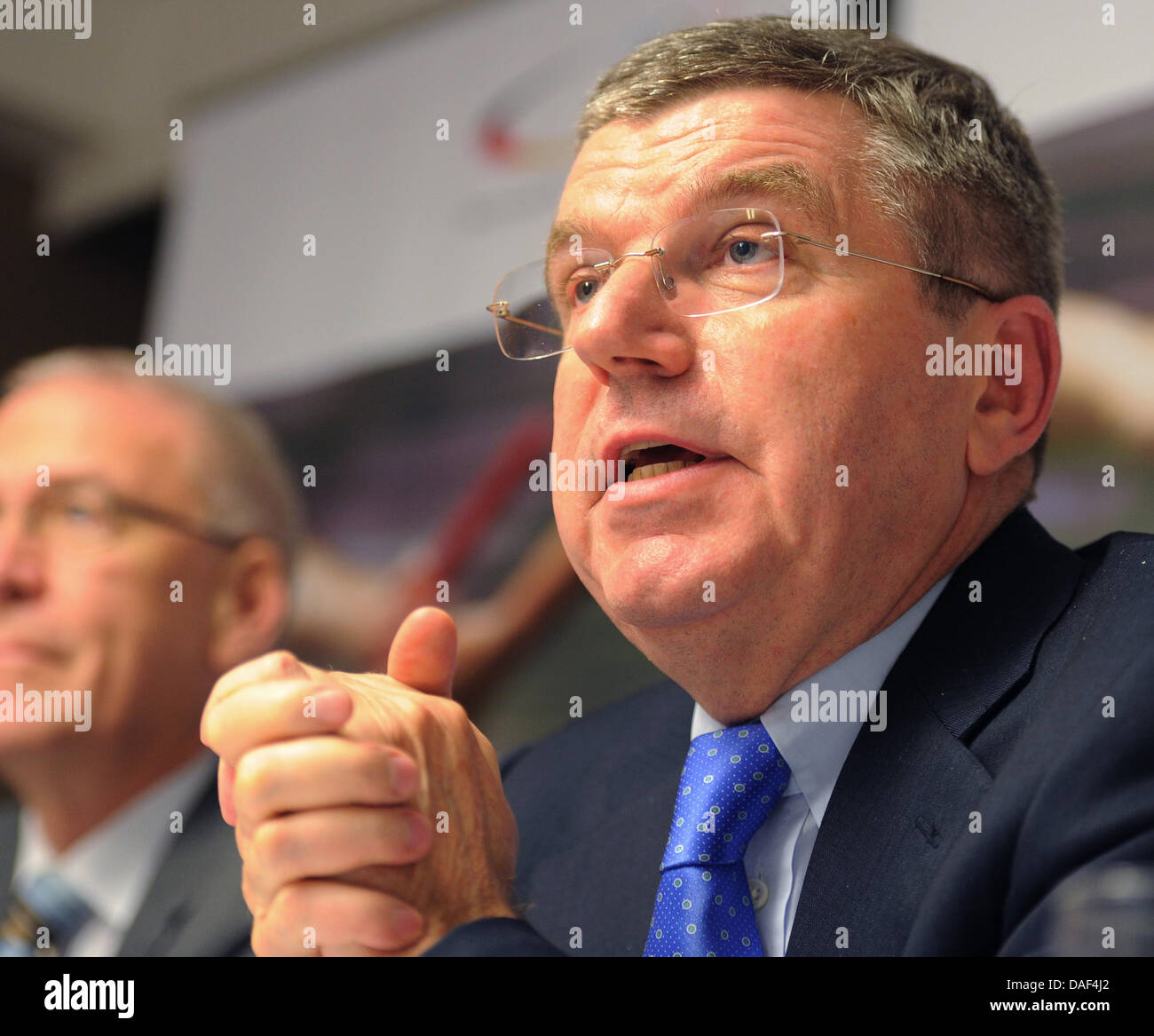 Thomas Bach, President of the German Olympic Sports Confederation (DOSB ...