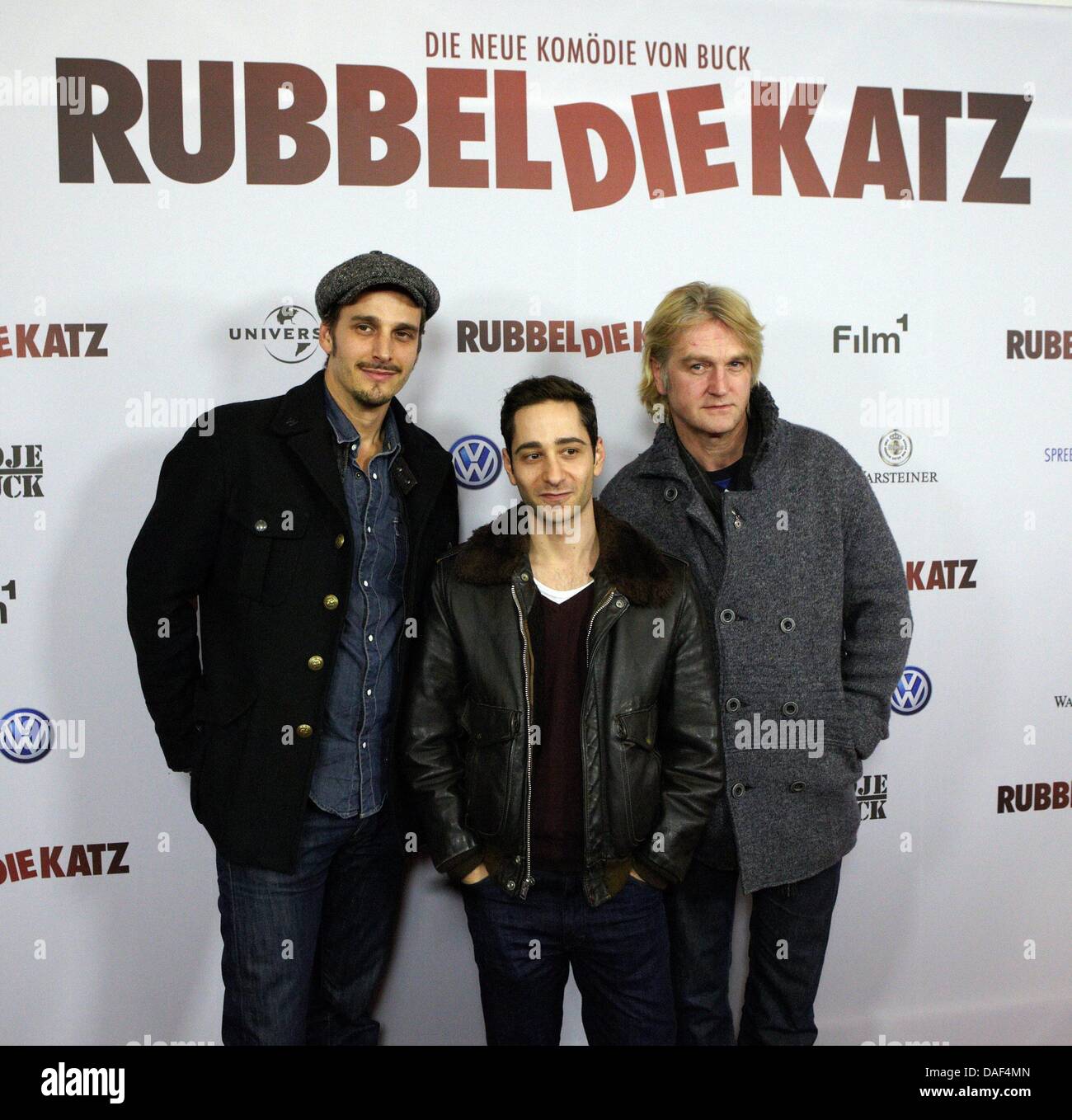 Actors Max von Thun (L-R), Denis Moschitto and director Detlev Buck ...