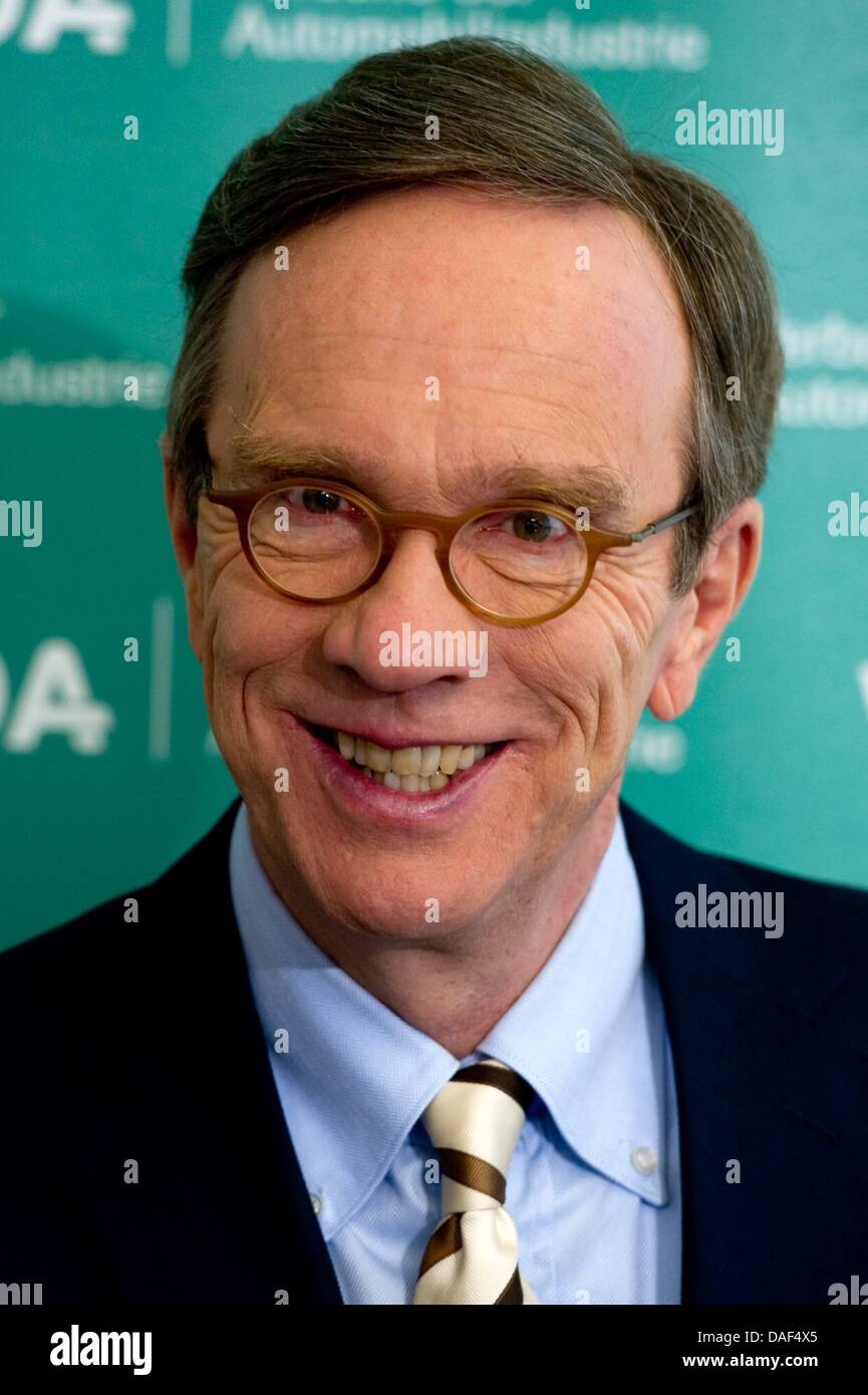 Matthias Wissmann, President of the Interest Group of the German ...