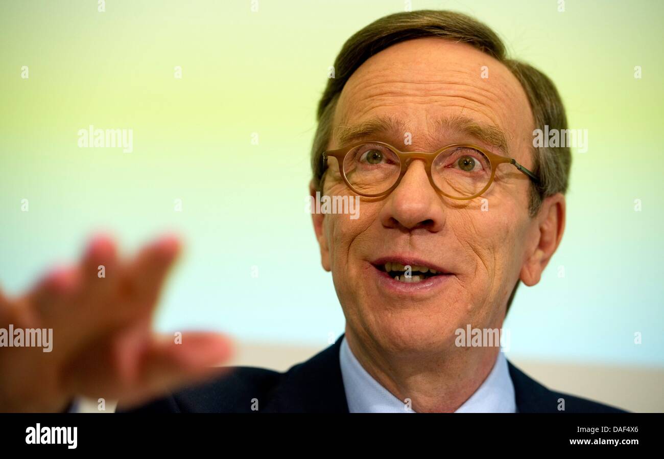 Matthias Wissmann, President of the Interest Group of the German ...