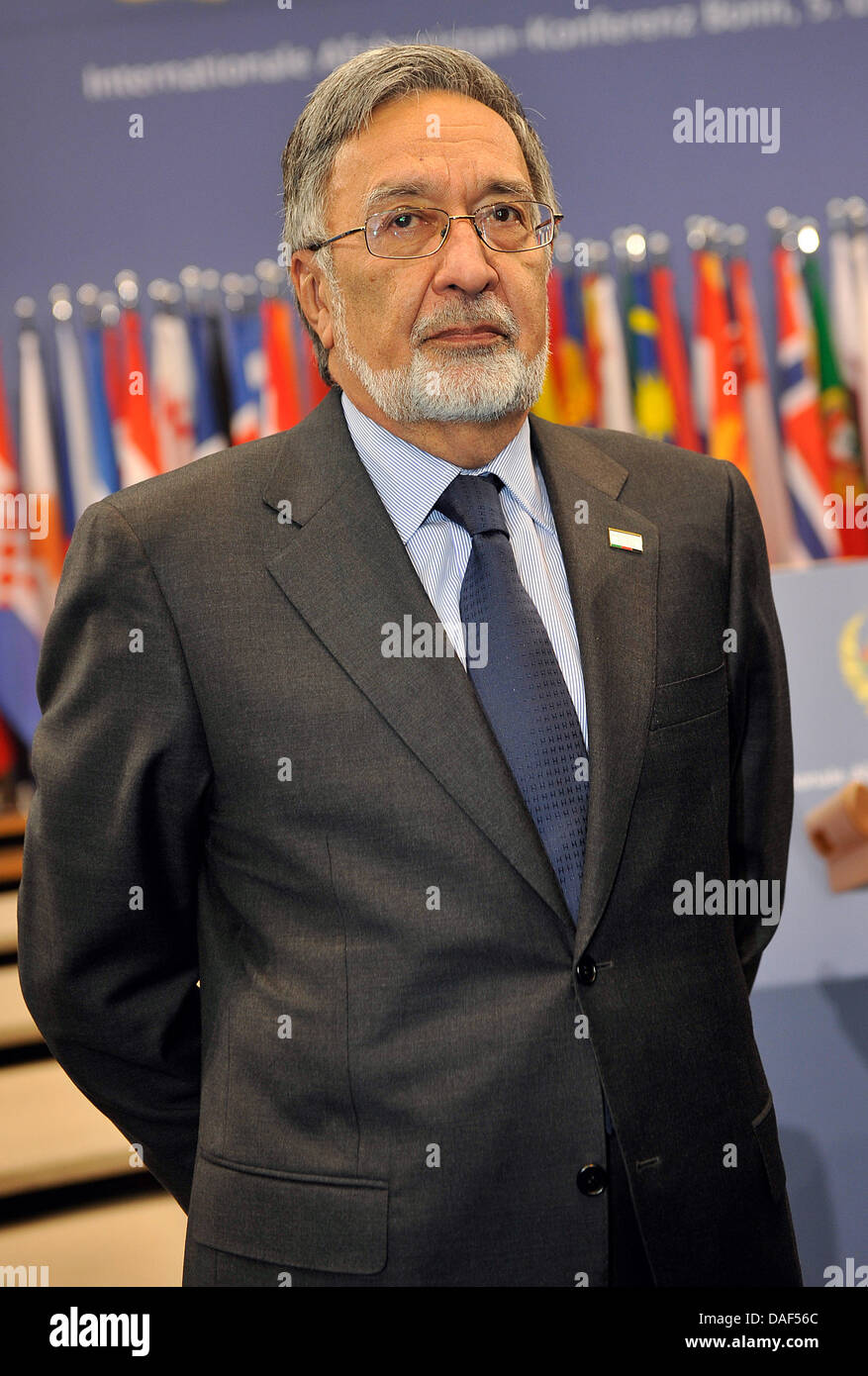 Afghan Foreign Minister Zalmay Rassoul visits the old Bundestag ...