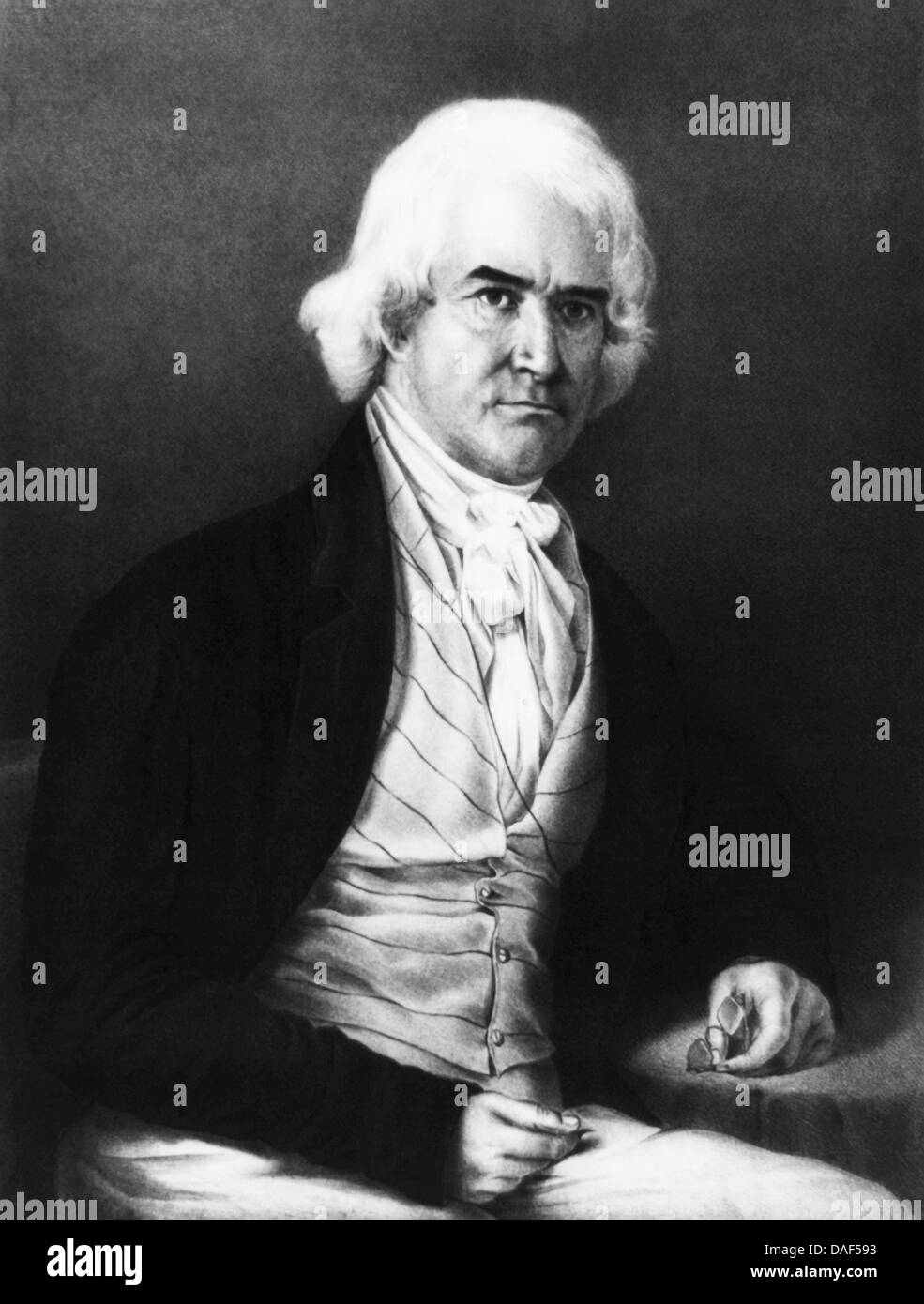 Vintage portrait of George M Dallas Stock Photo - Alamy