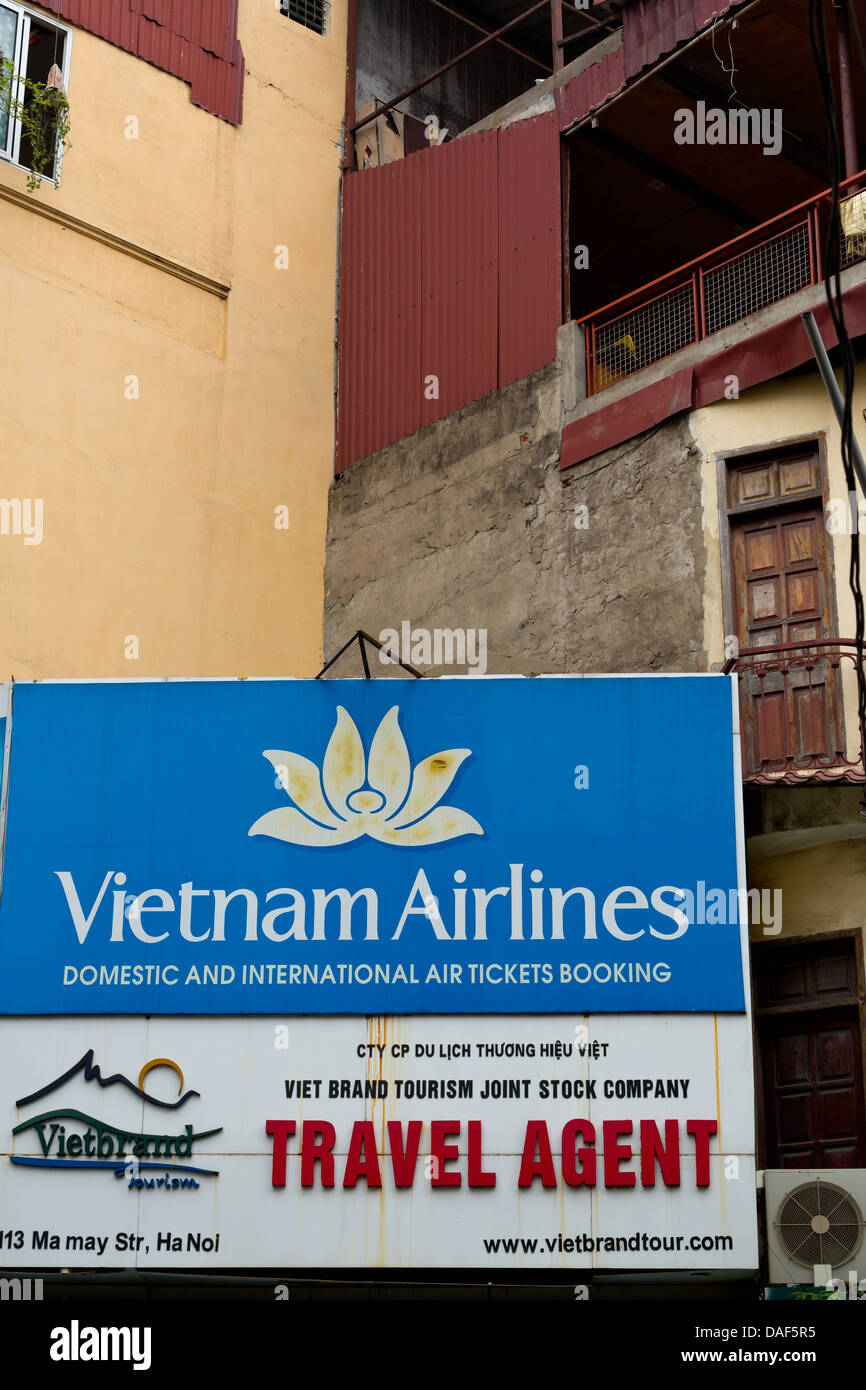 Advertising Signs in Hanoi, Vietnam Stock Photo - Alamy