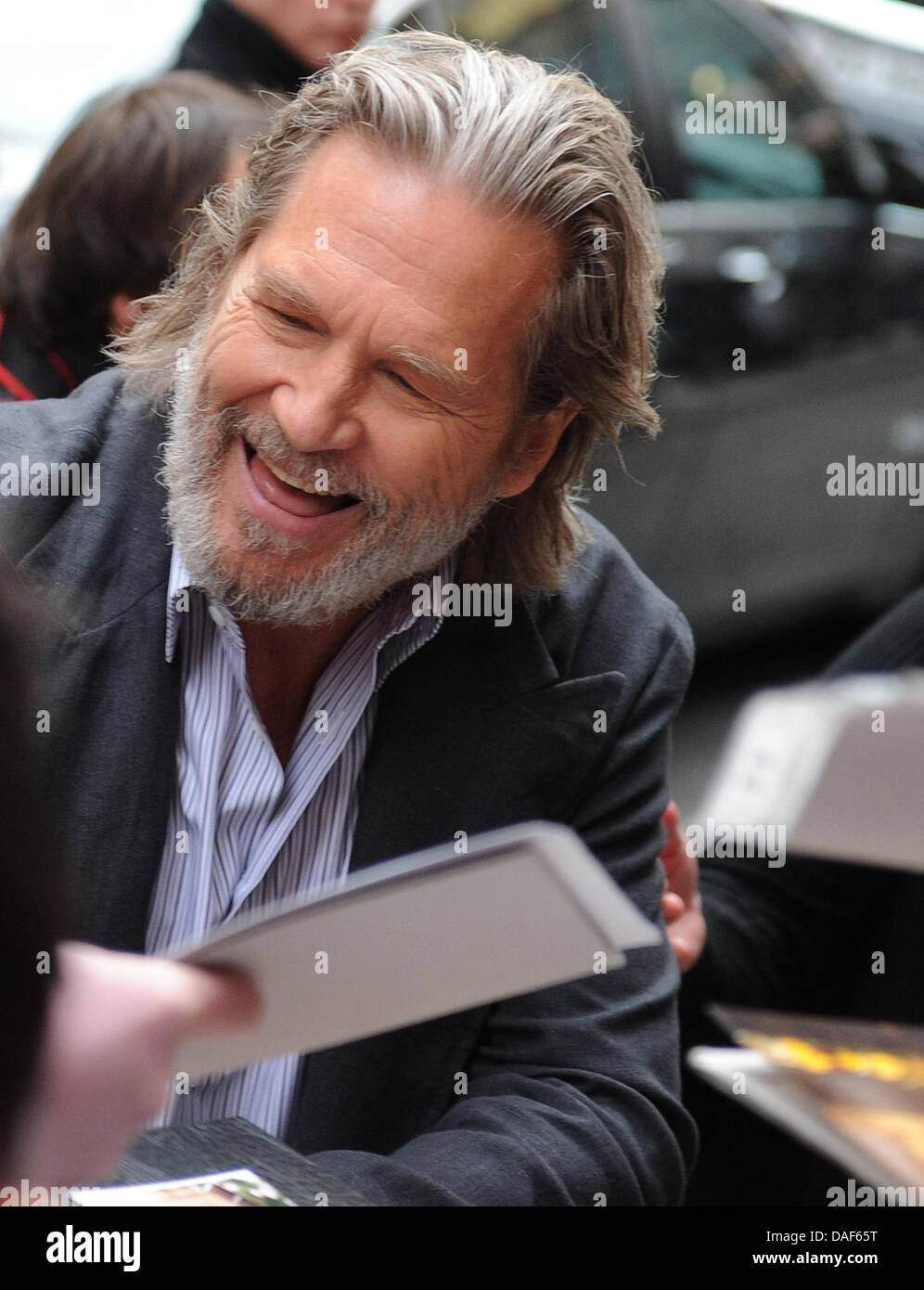 US actor Jeff Bridges arrives for the photocall of the movie 'True Grit ...