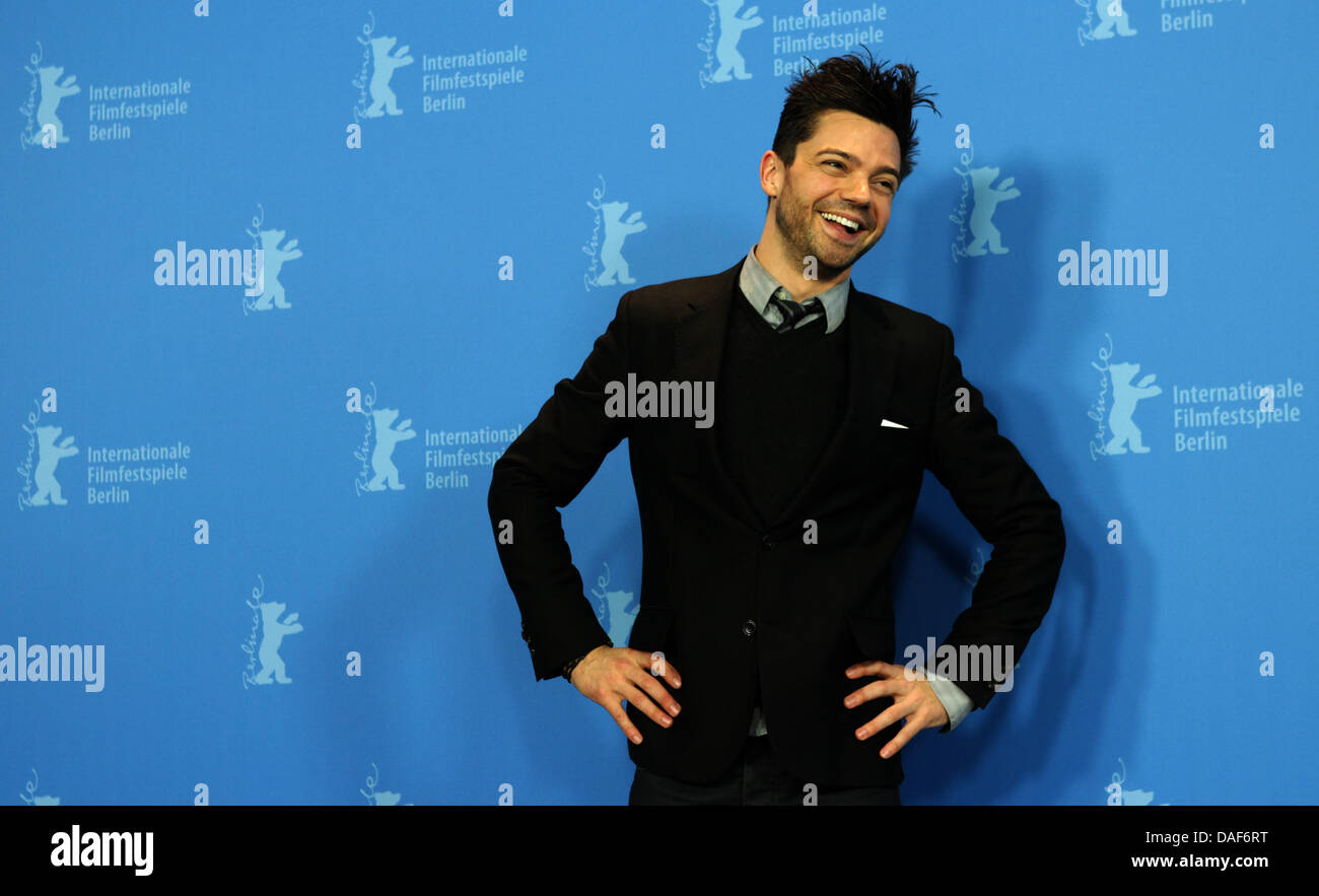 British Actor Dominic Cooper poses at a photocall for the film 'The ...