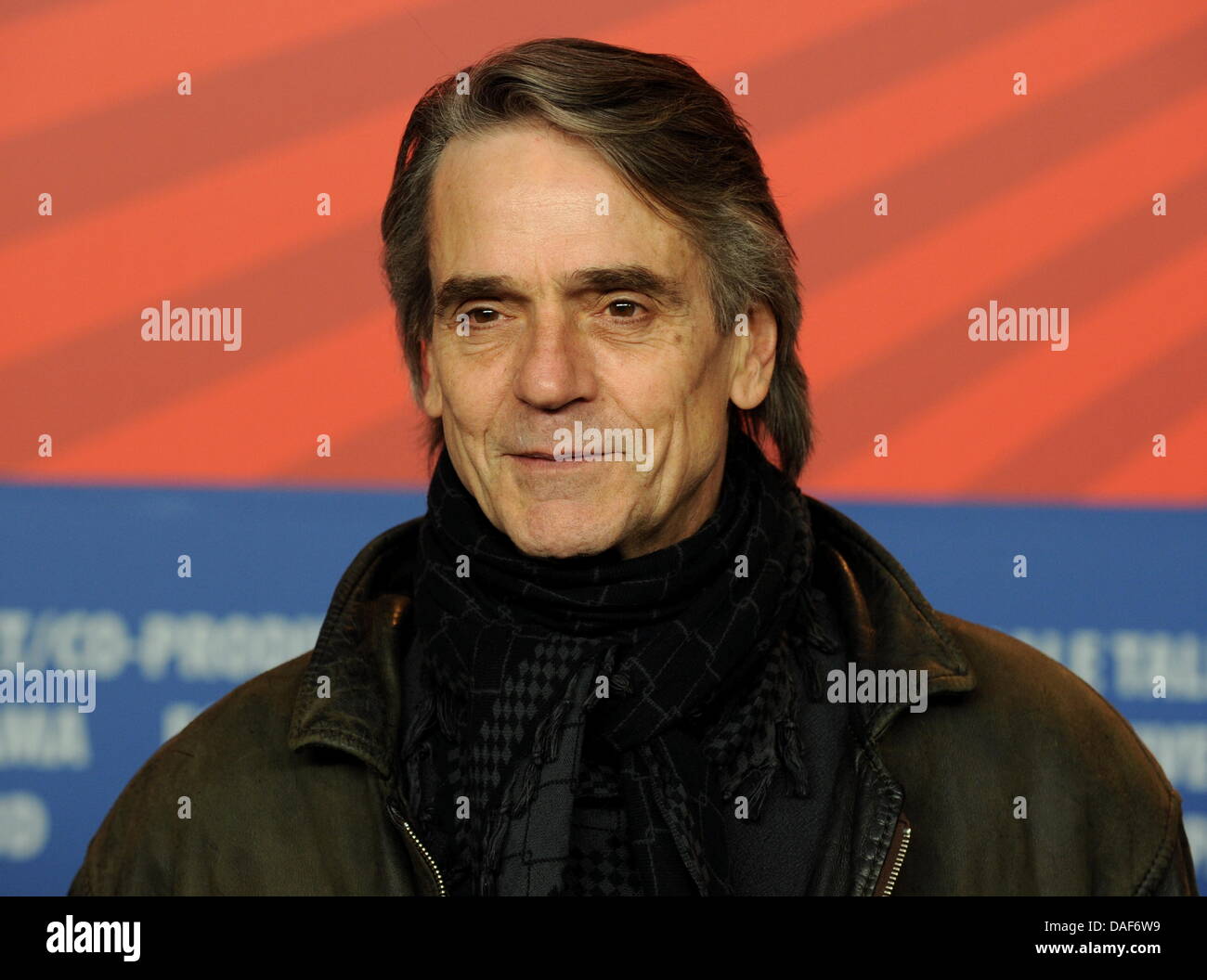 British actor Jeremy Irons poses during the press conference for the ...