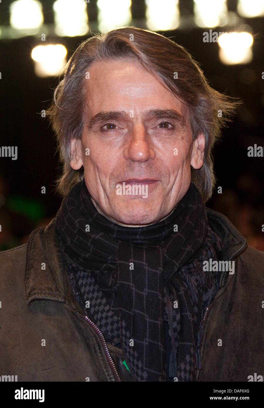 British actor Jeremy Irons arrives at the premiere of "Margin Call" at ...