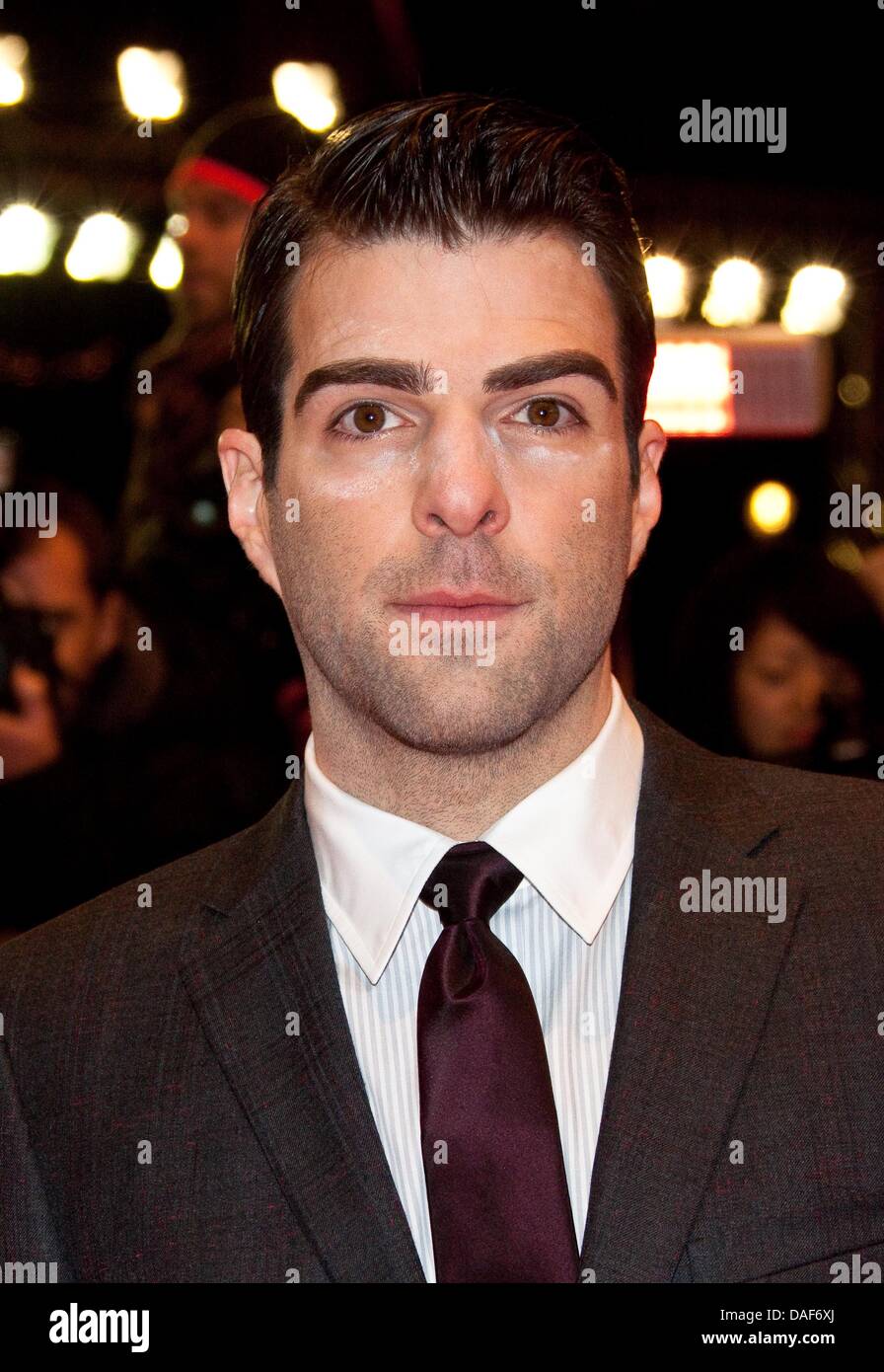 US Actor Zachary Quinto arrives at the premiere of "Margin Call" at the ...