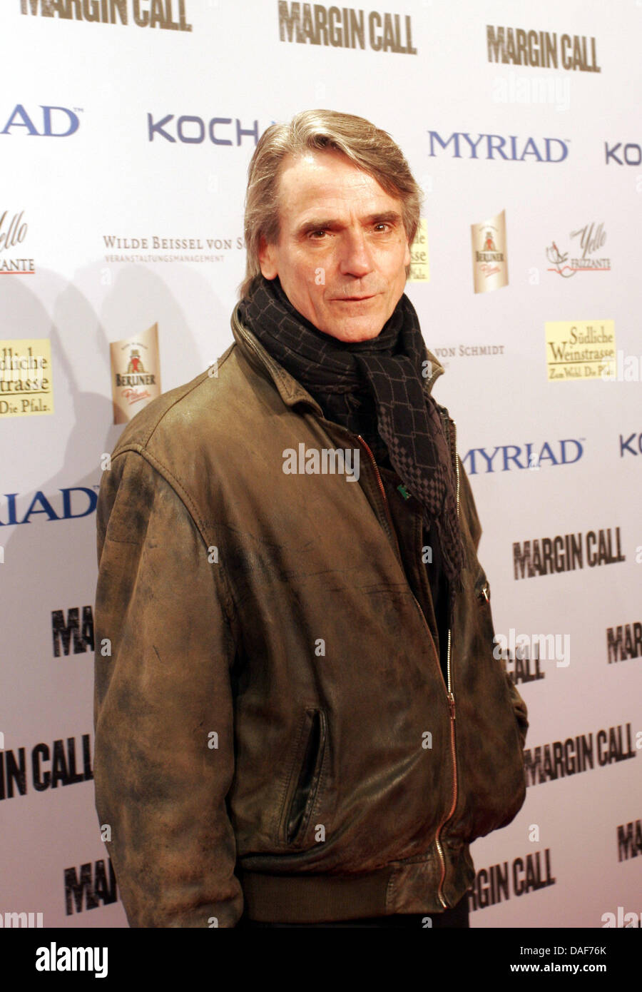 British actor Jeremy Jones arrives for the party 'Margin Call' in the ...