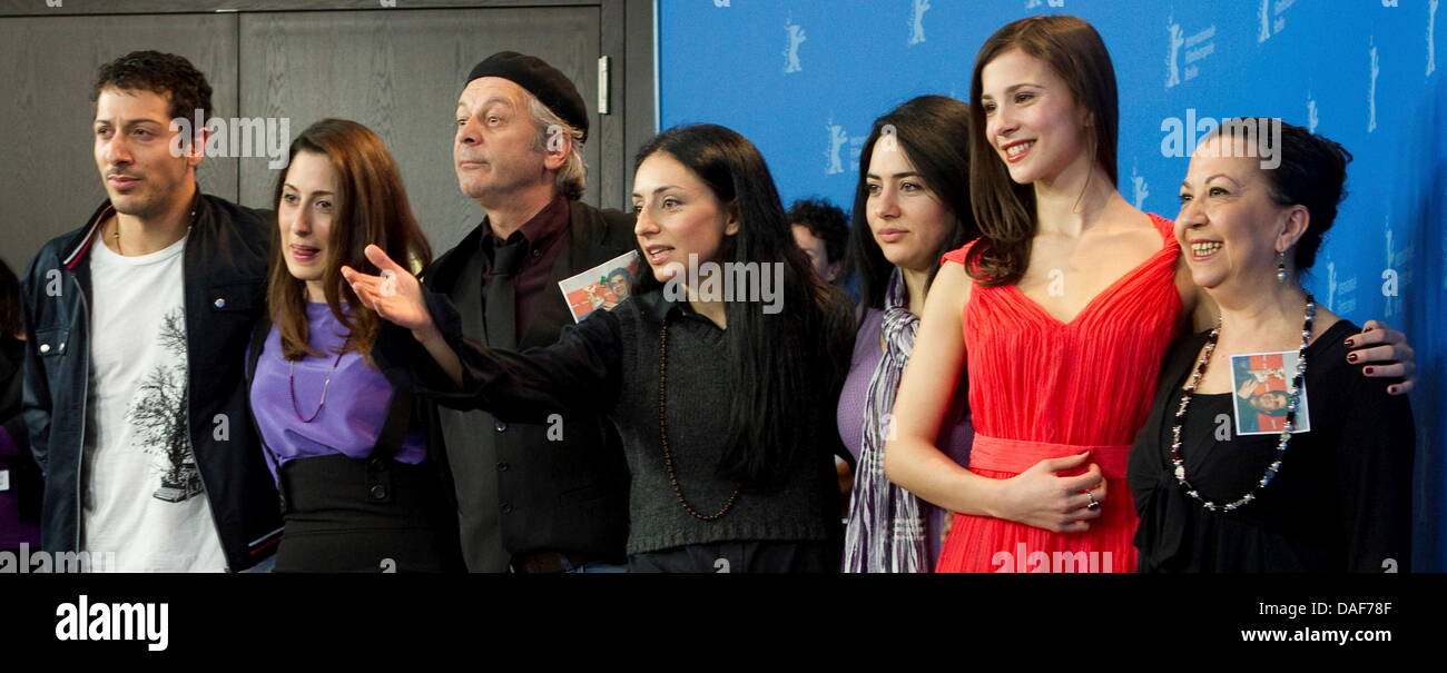 German-turkish actor Fahri Yardim (L-R), German-born actress Demet Guel ...