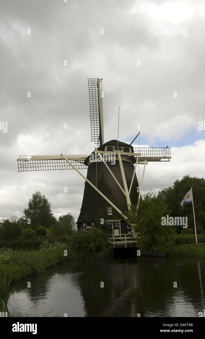 NETHERLANDS; NR. AMSTERDAM THE REMBRANDT WINDMILL Stock Photo - Alamy