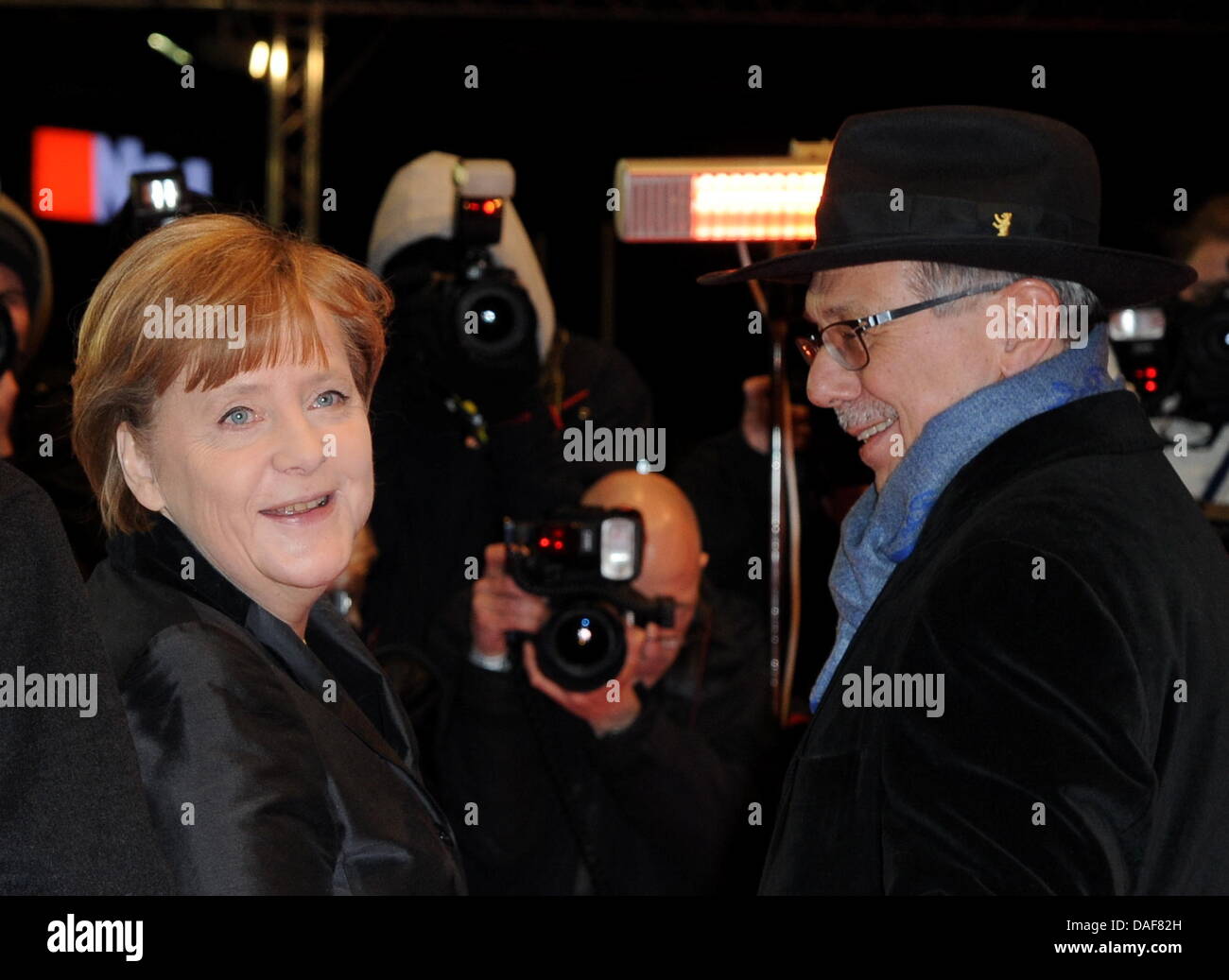 Angela merkel at the premiere of hi-res stock photography and images ...