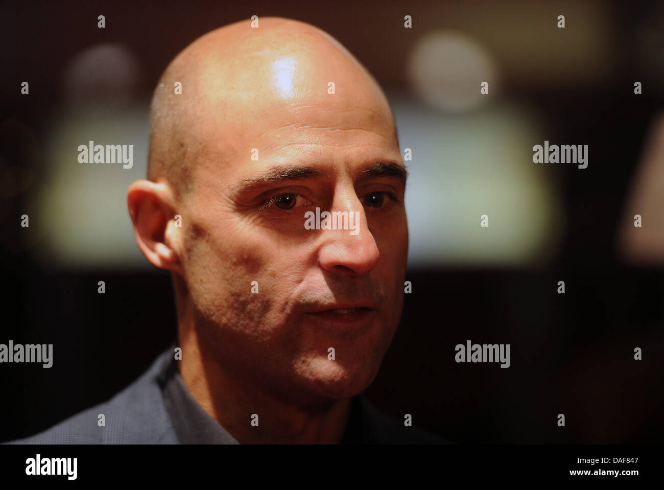 British actor Mark Strong arrives at the premiere of the film 'The ...