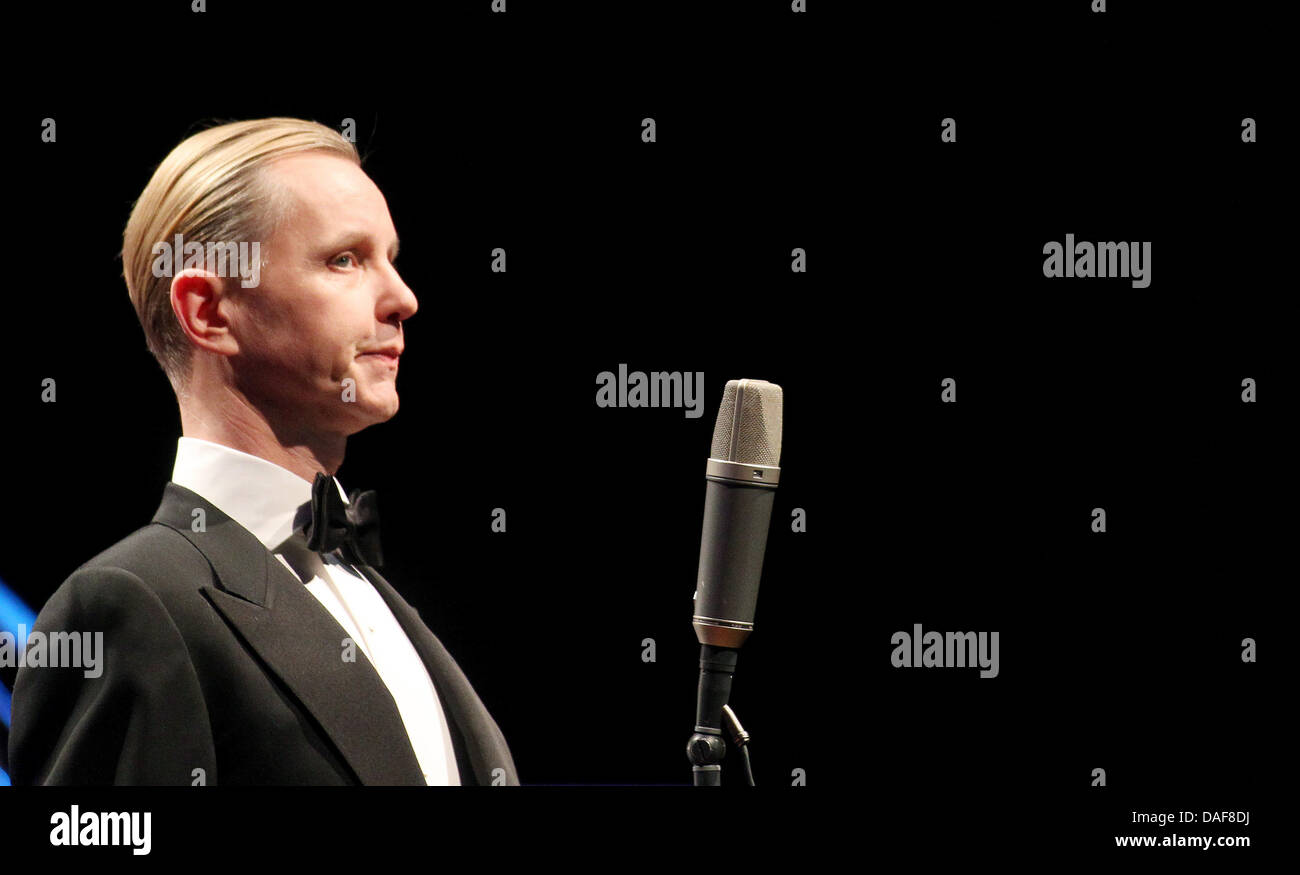 German singer Max Raabe and the Palast Orchestra performs in Hamburg ...