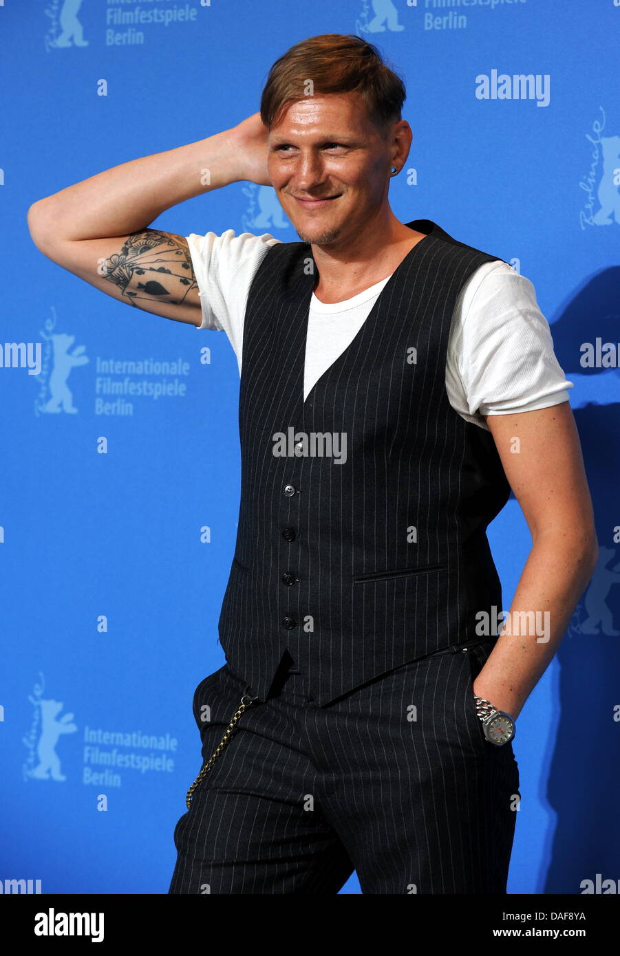 German actor Georg Friedrich poses during the photo call for the film ...