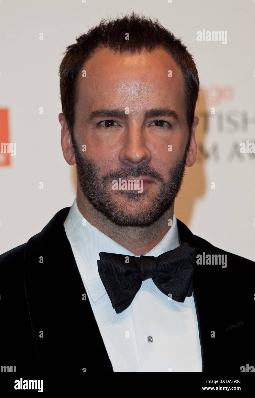 Director and fashion designer Tom Ford poses in the winner's pressroom ...