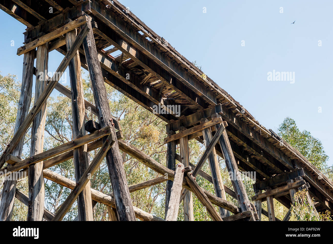 The Stony Creek trestle bridge, the largest structure of its kind in ...