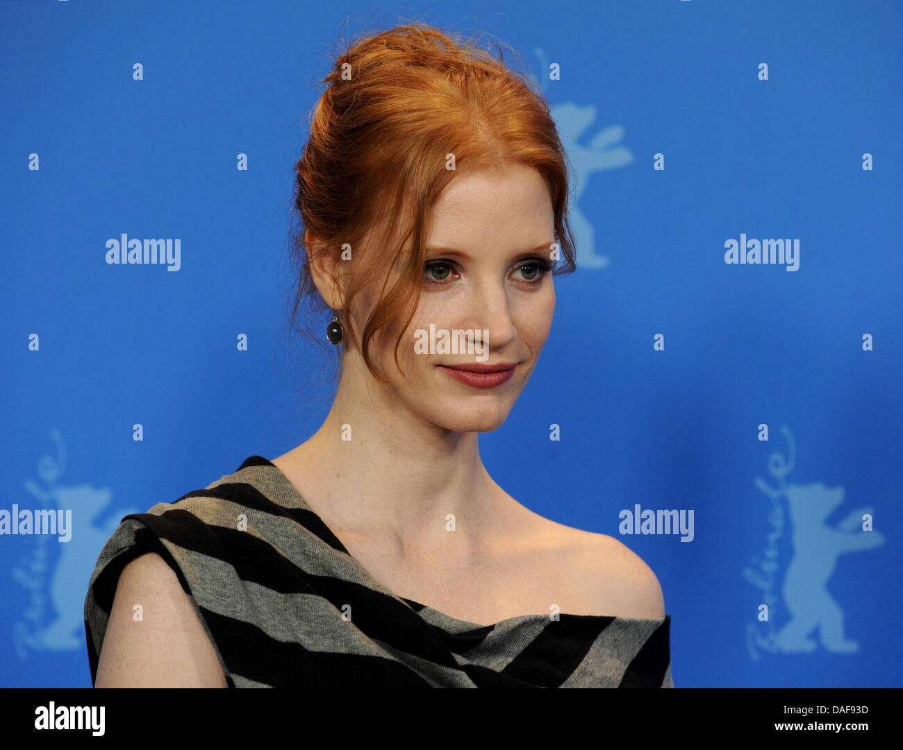 US actress Jessica Chastain poses during the photocall for the film ...