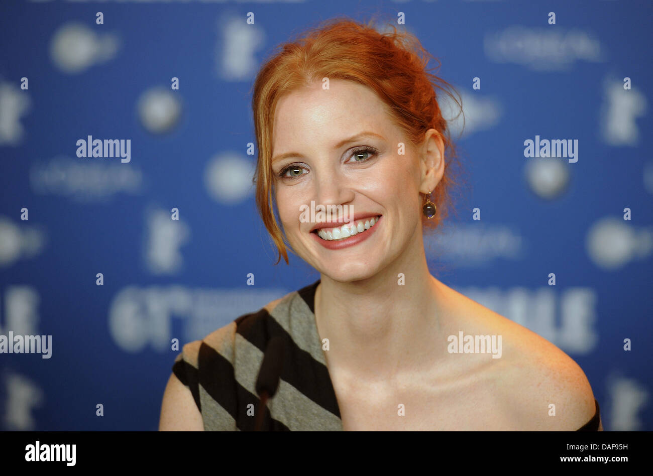 US actress Jessica Chastain poses at the photocall of the film ...