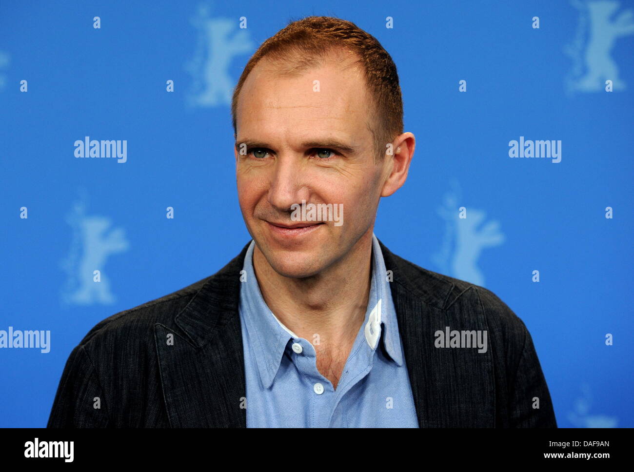 British actor Ralph Fiennes poses during the photocall for the film ...
