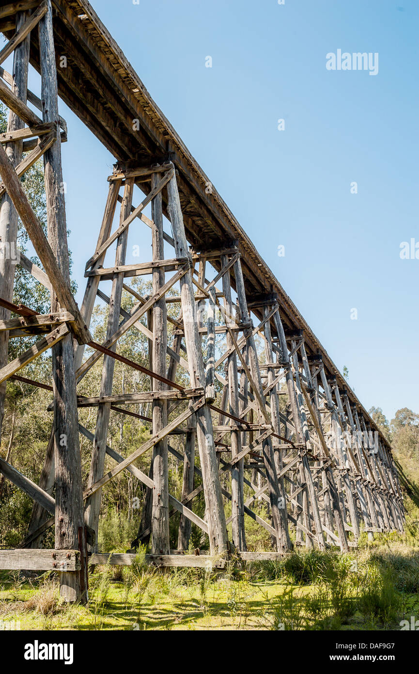 The Stony Creek trestle bridge, the largest structure of its kind in ...