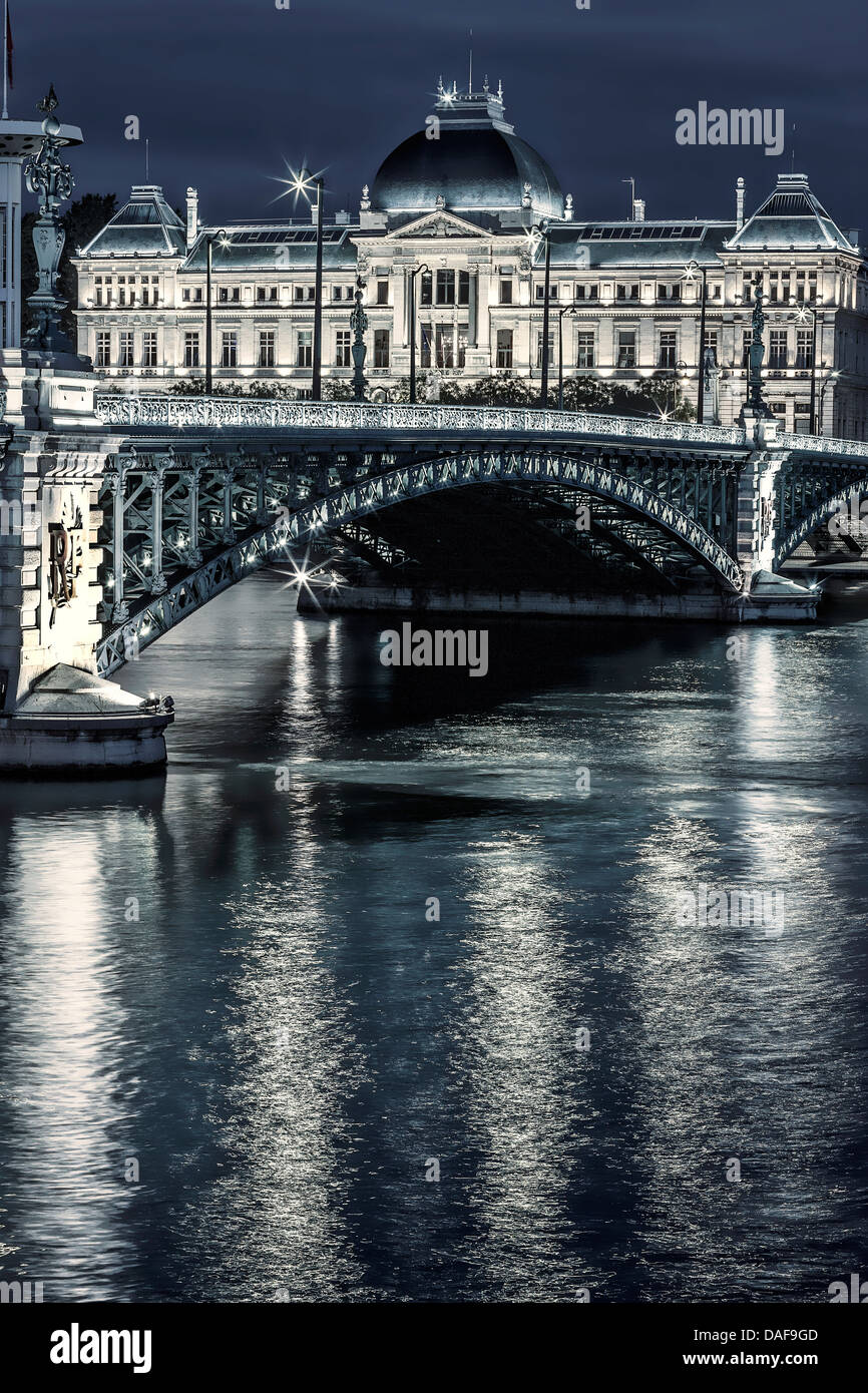 Lyon famous bridge hi-res stock photography and images - Alamy