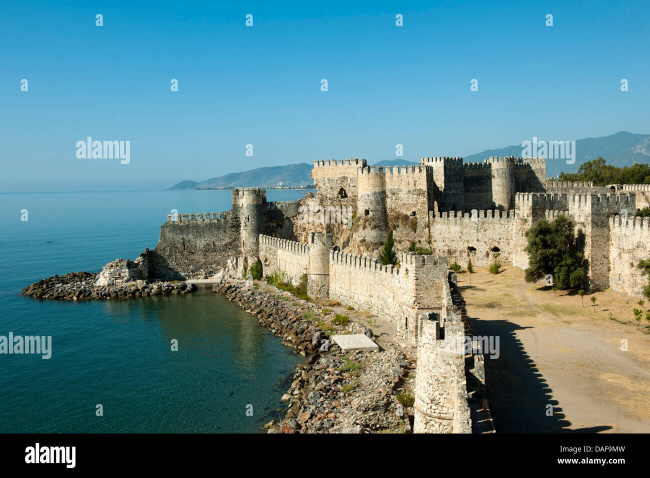 Turkey, Provinz Icel (Mersin), Anamur, Burg von Mamure (Mamure Kalesi ...