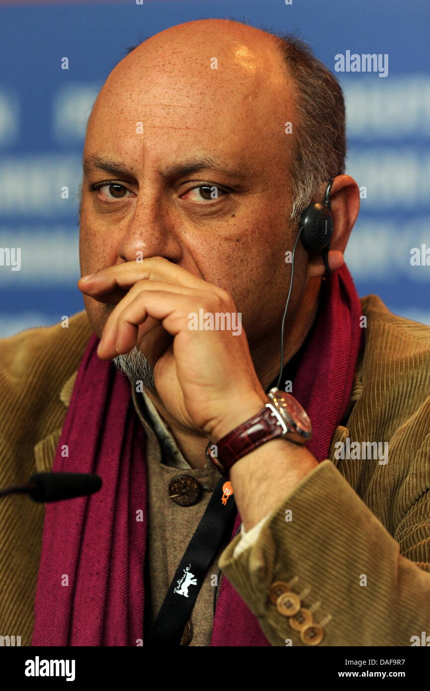 Iranian actor Babak Karimi attends a press conference for the film ...