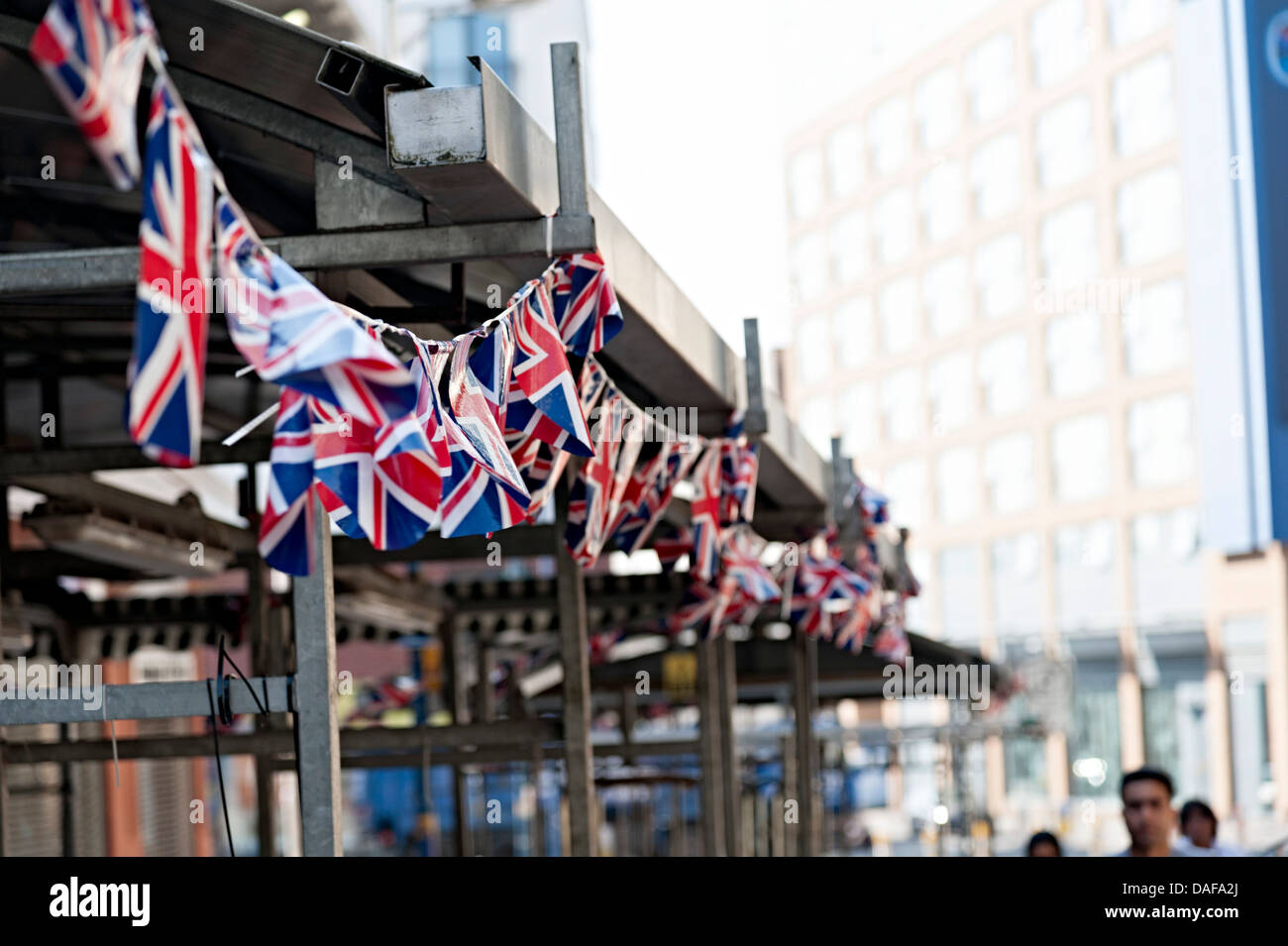 Union jack market stall birmingham red hi-res stock photography and ...