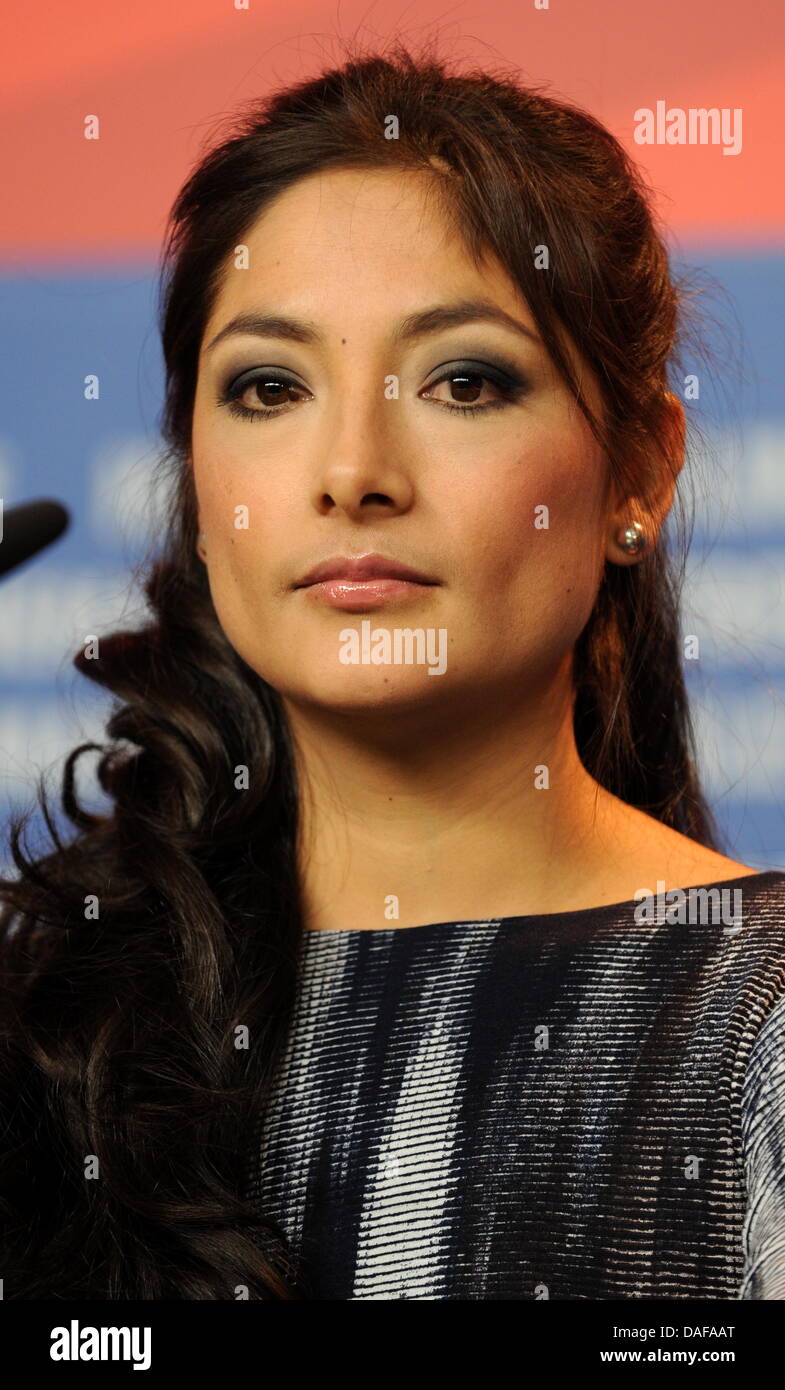 Peruvian actress Magaly Solier attends the press conference for the ...