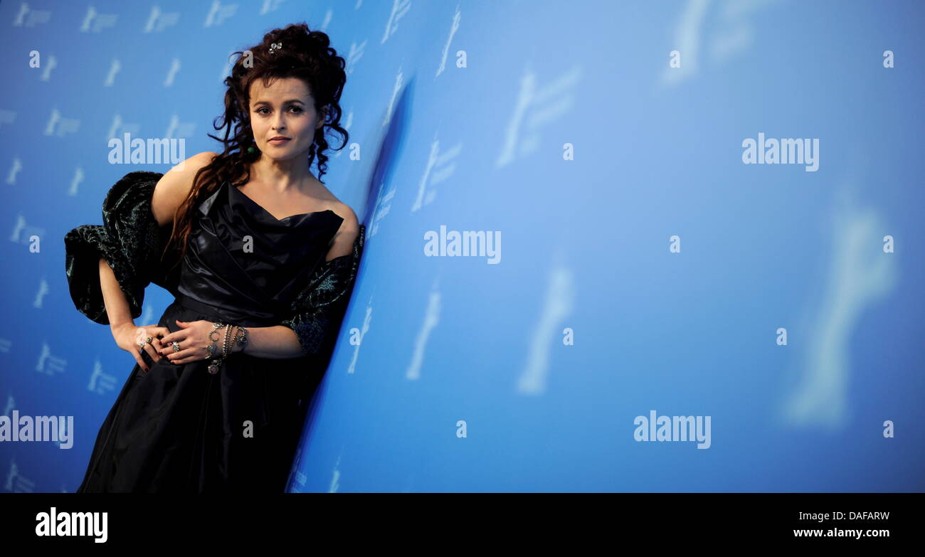 British actress Helena Bonham Carter attends the photocall for the film ...