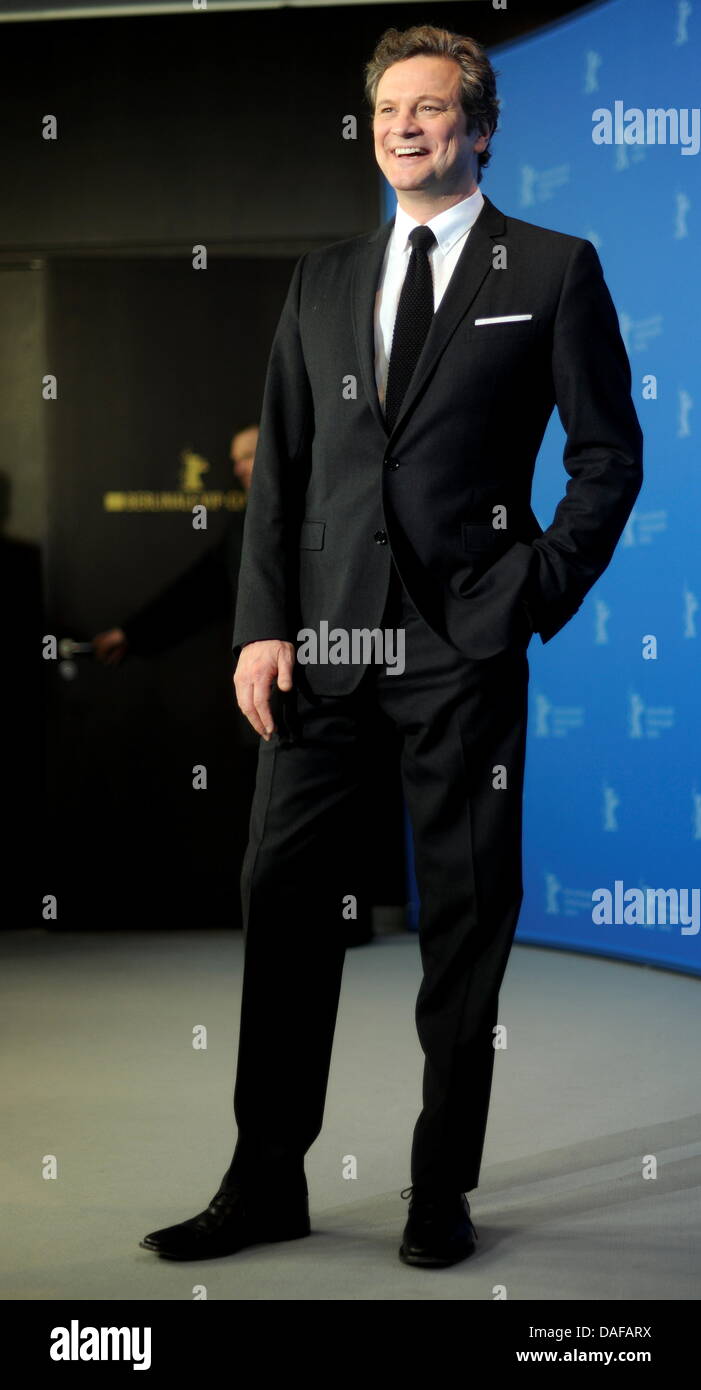 British actor Colin Firth attends the photocall for the film 'King's ...