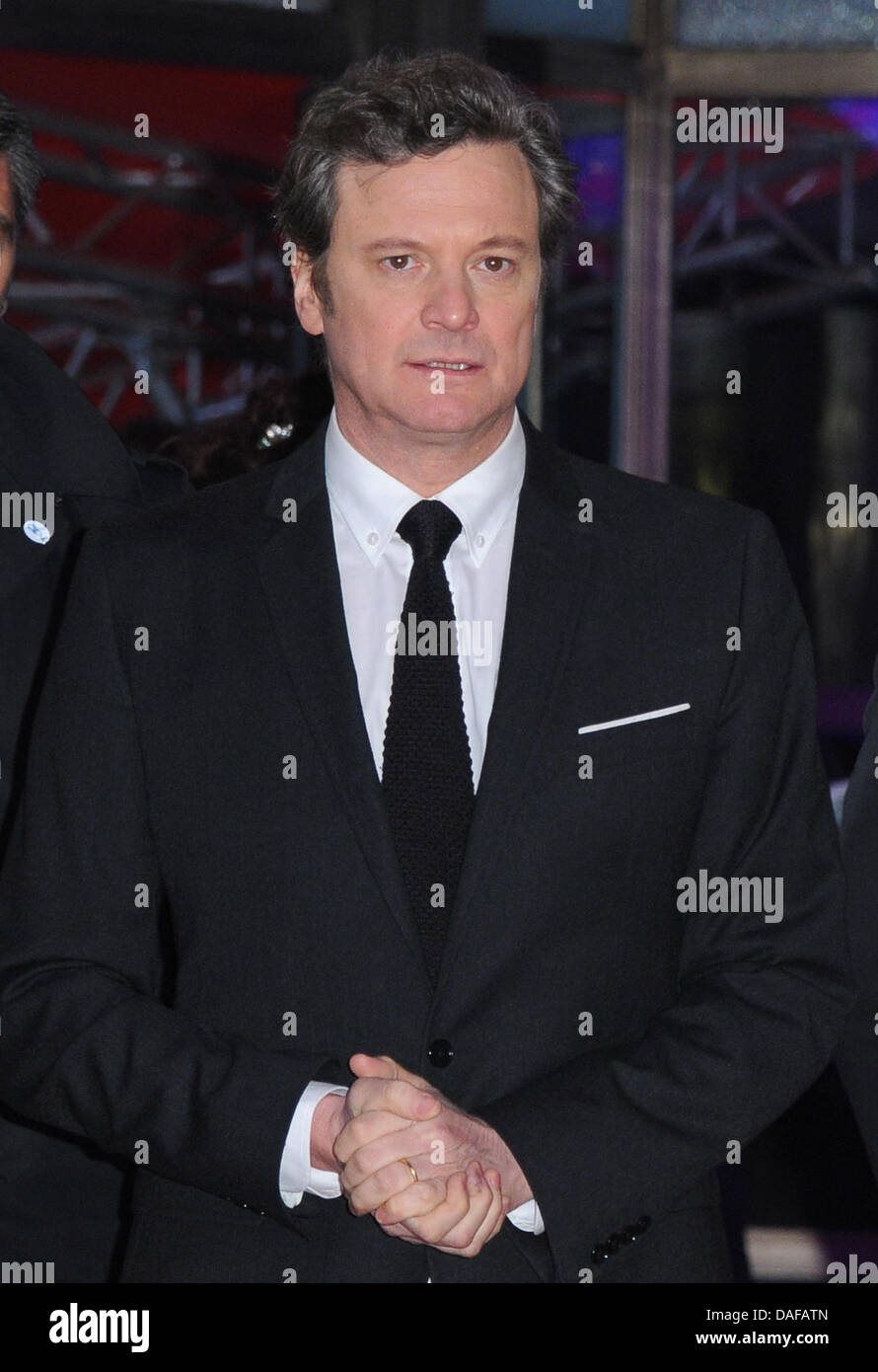 British actor Colin Firth arrives for the premiere of the film 'King's ...