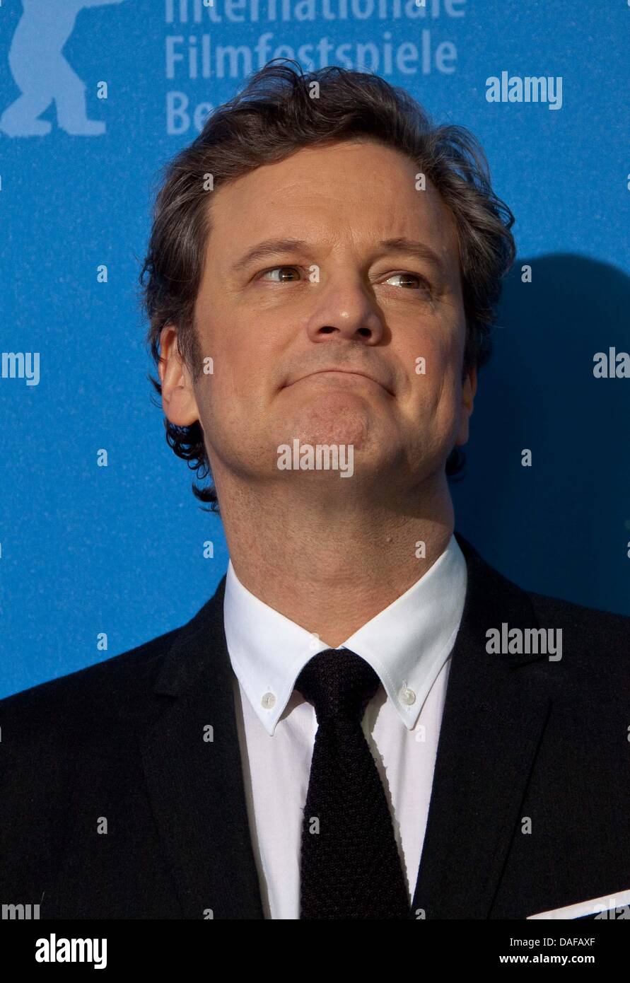 Colin firth poses hi-res stock photography and images - Alamy