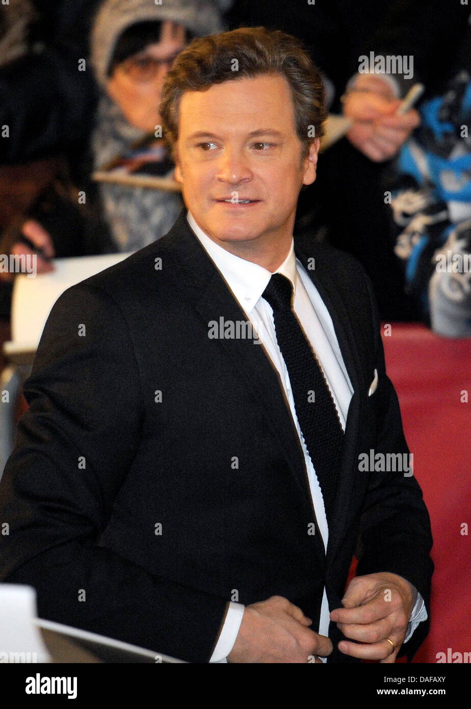 British actor Colin Firth arrives at the photocall of the film 'King's ...