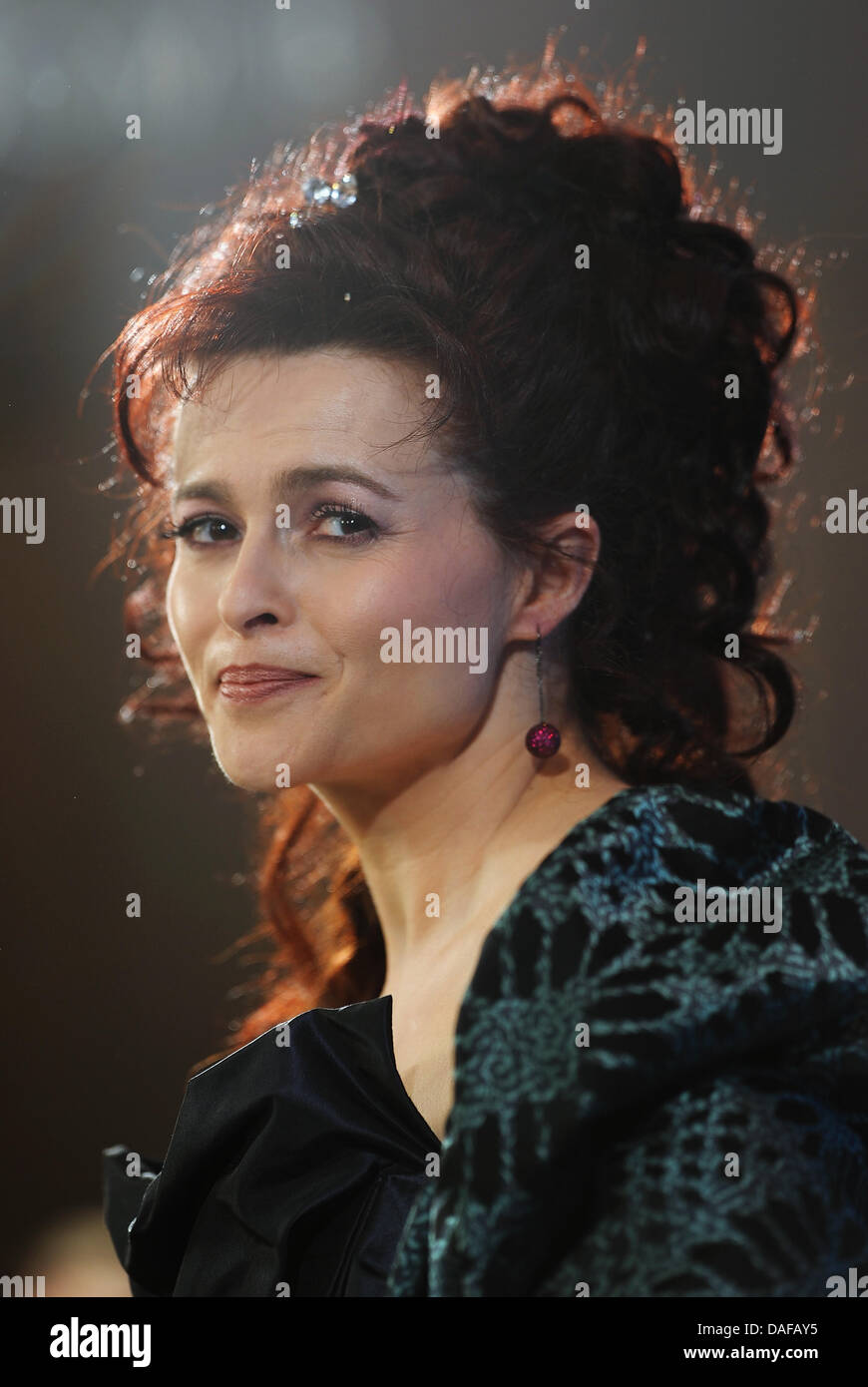 British actress Helena Bonham Carter attends the photocall for the film ...